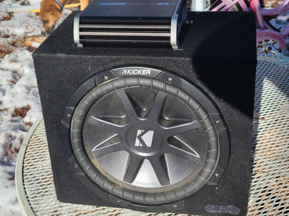 Kicker COMP 12 & Kicker Amp for Sale in Littleton, CO - OfferUp