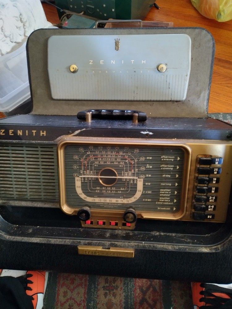 Restored Zenith Transoceanic Radio For Sale at Roberta Cooper blog