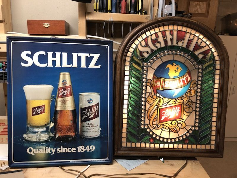 Schlitz Lighted Beer Sign
