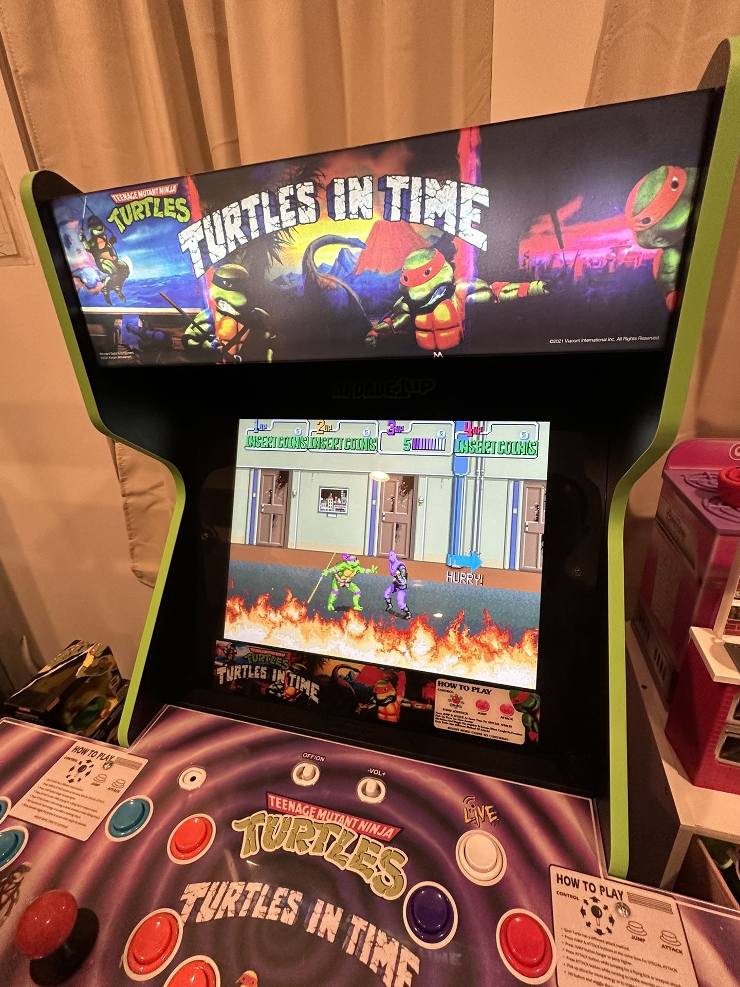 Arcade Game Teenage Mutant Ninja Turtles Machine for Sale in Long Beach ...