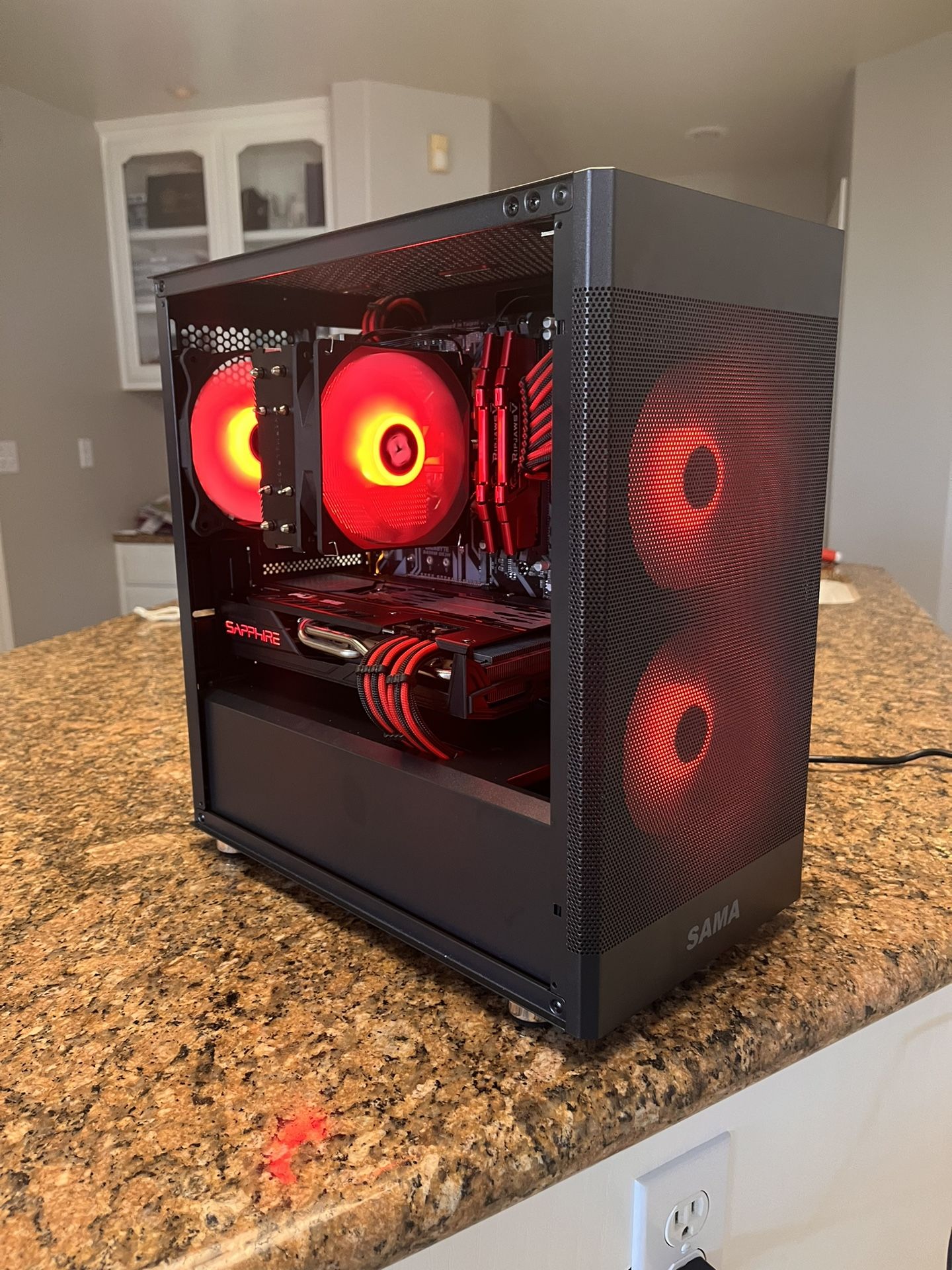 Custom Gaming PC | Ryzen 5 3600 | 5700XT | 32GB RAM for Sale in ...