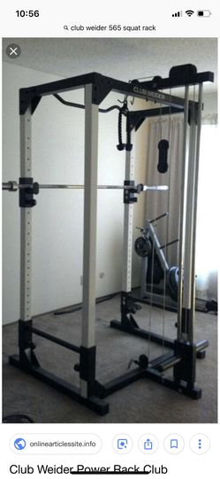 Club Weider 565 Squat Rack with cable and pull up attachment for Sale ...