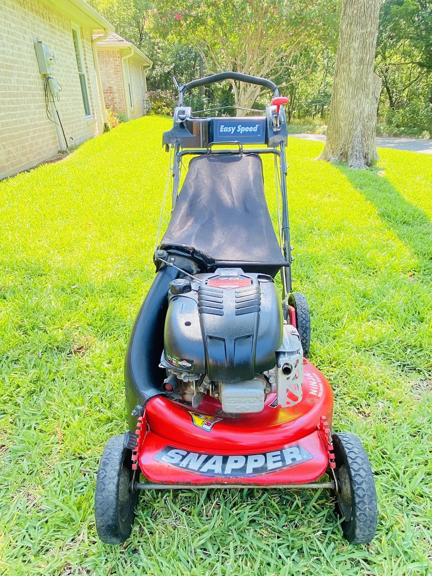 Self propelled snapper mower store
