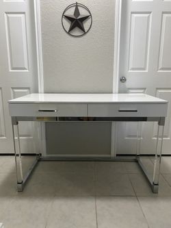 Steve silver everett white desk store
