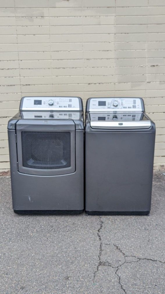Maytag XL Capacity Washer And Electric Dryer. Works Great With No ...