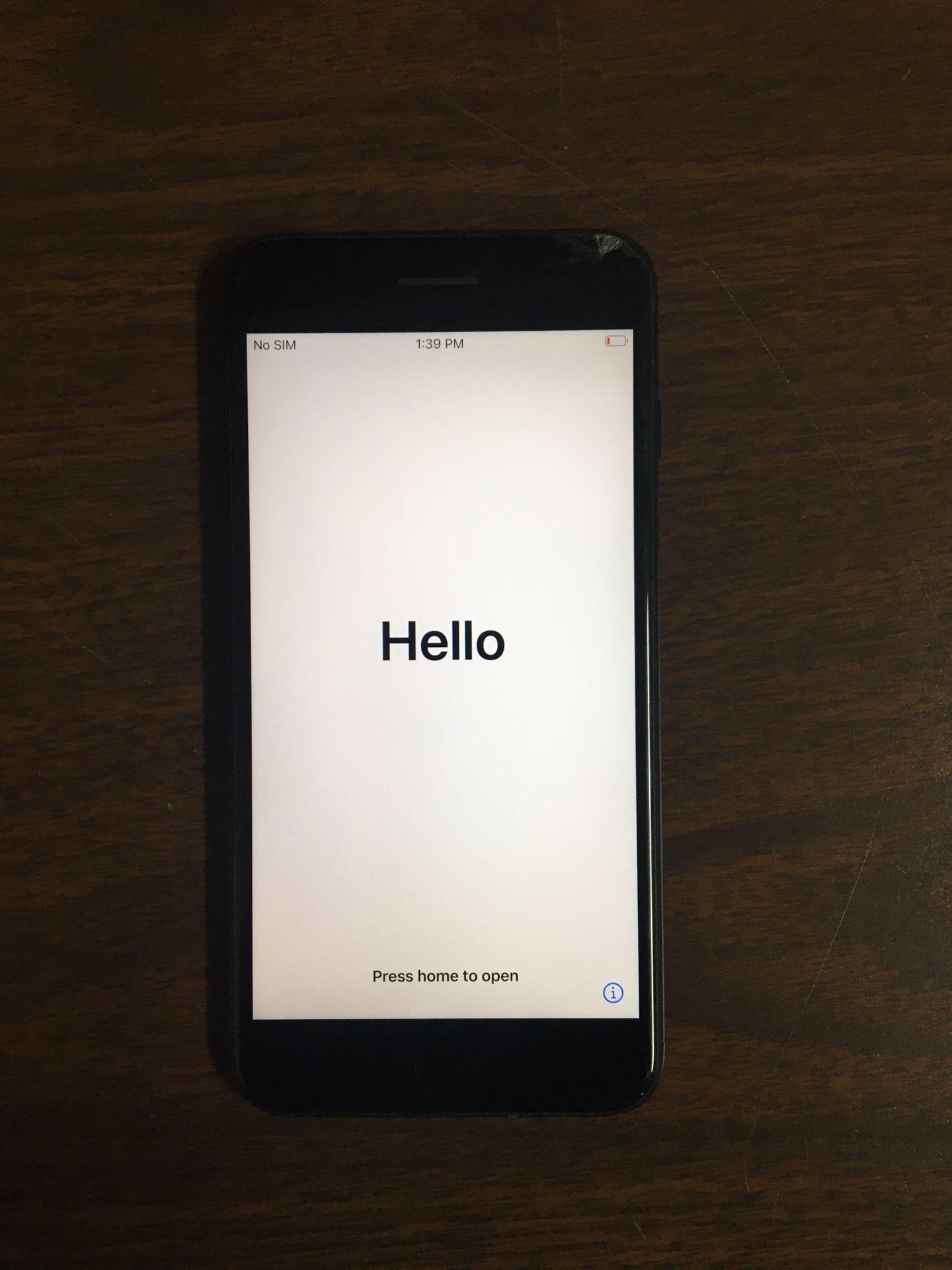 Apple A1784 iPhone 7 Plus 128GB Black AT&T Carrier Factory Reset ...