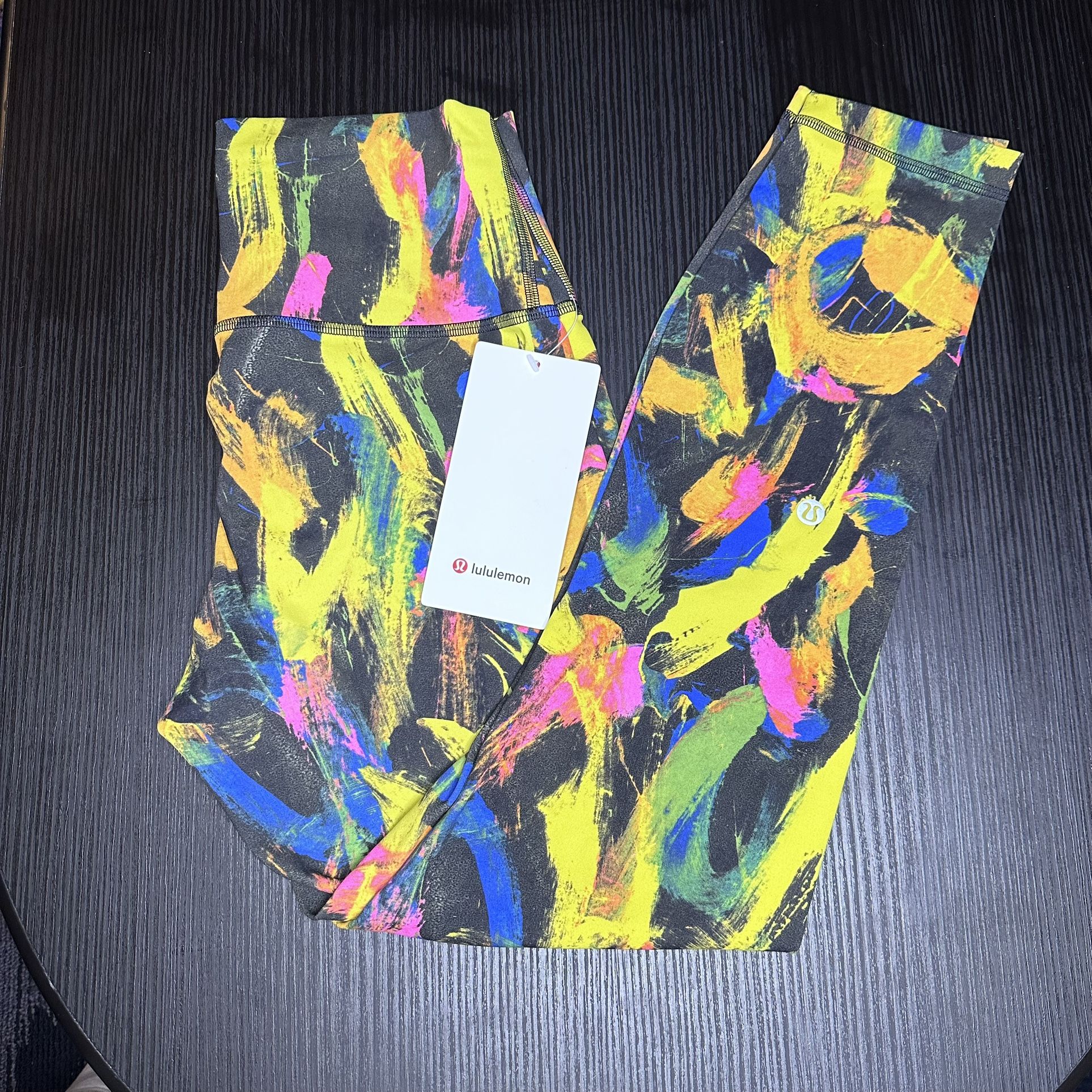 Lululemon Wunder Train HR Tight 25" NWT Size 8 (UNBM) Undertone Black ...