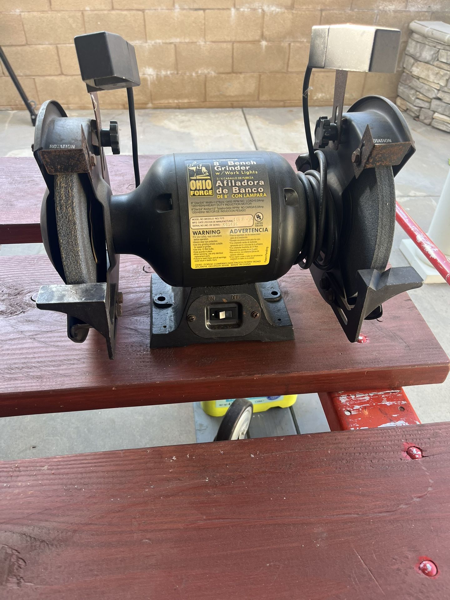 Ohio Forge 8” Bench Grinder for Sale in Chino, CA - OfferUp