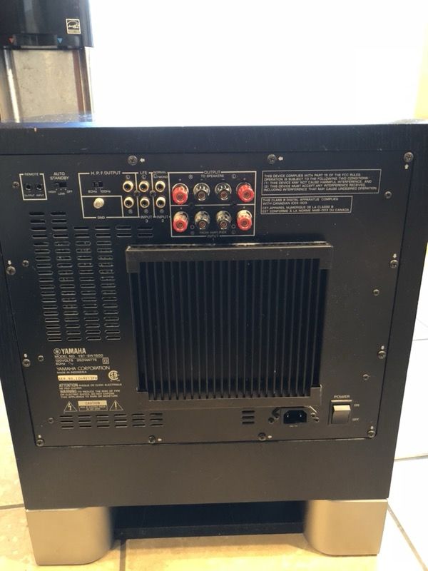 Subwoofer YAMAHA YST-SW1500 for Sale in Sachse, TX - OfferUp