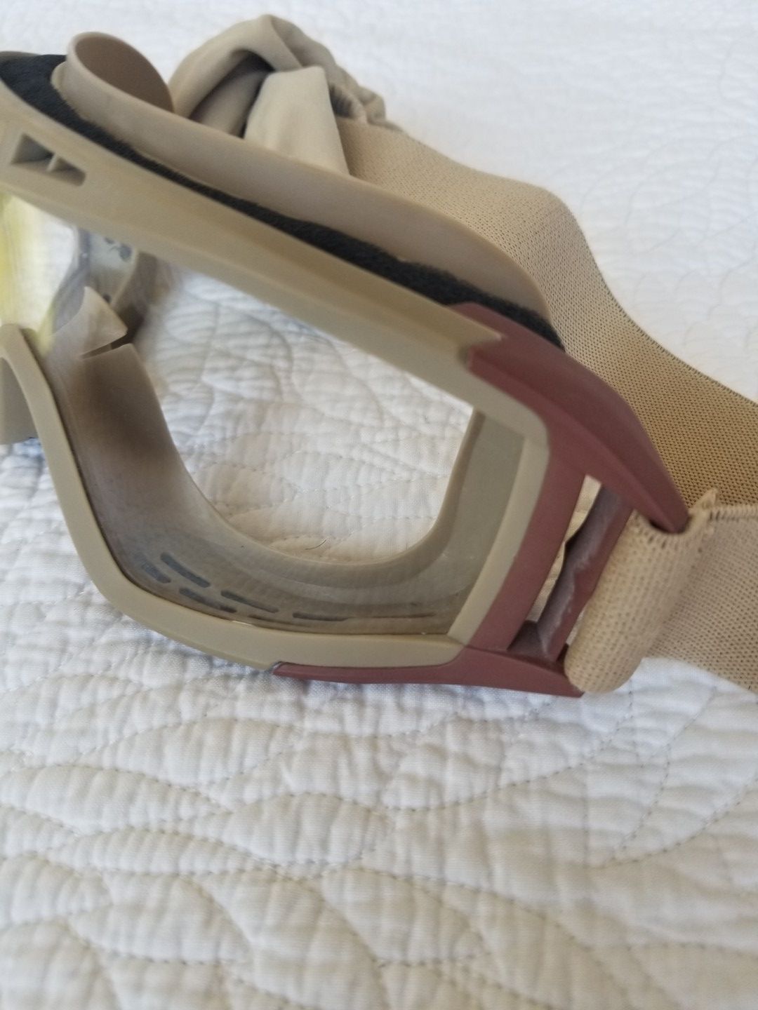 Desert goggles with interchangeable lenses, military grade for Sale in ...