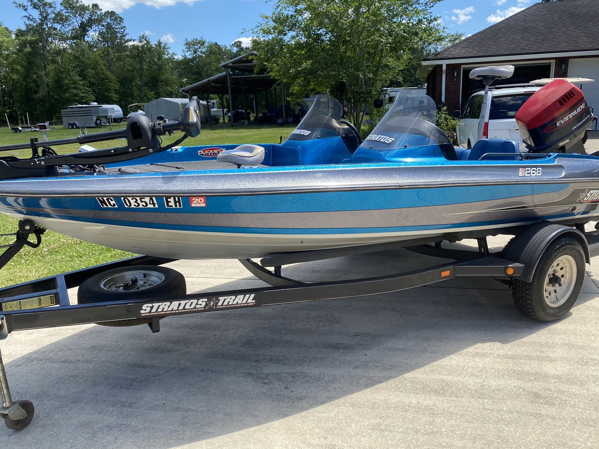 1997 stratos 268 dual console bass boat for Sale in Bryceville, FL ...