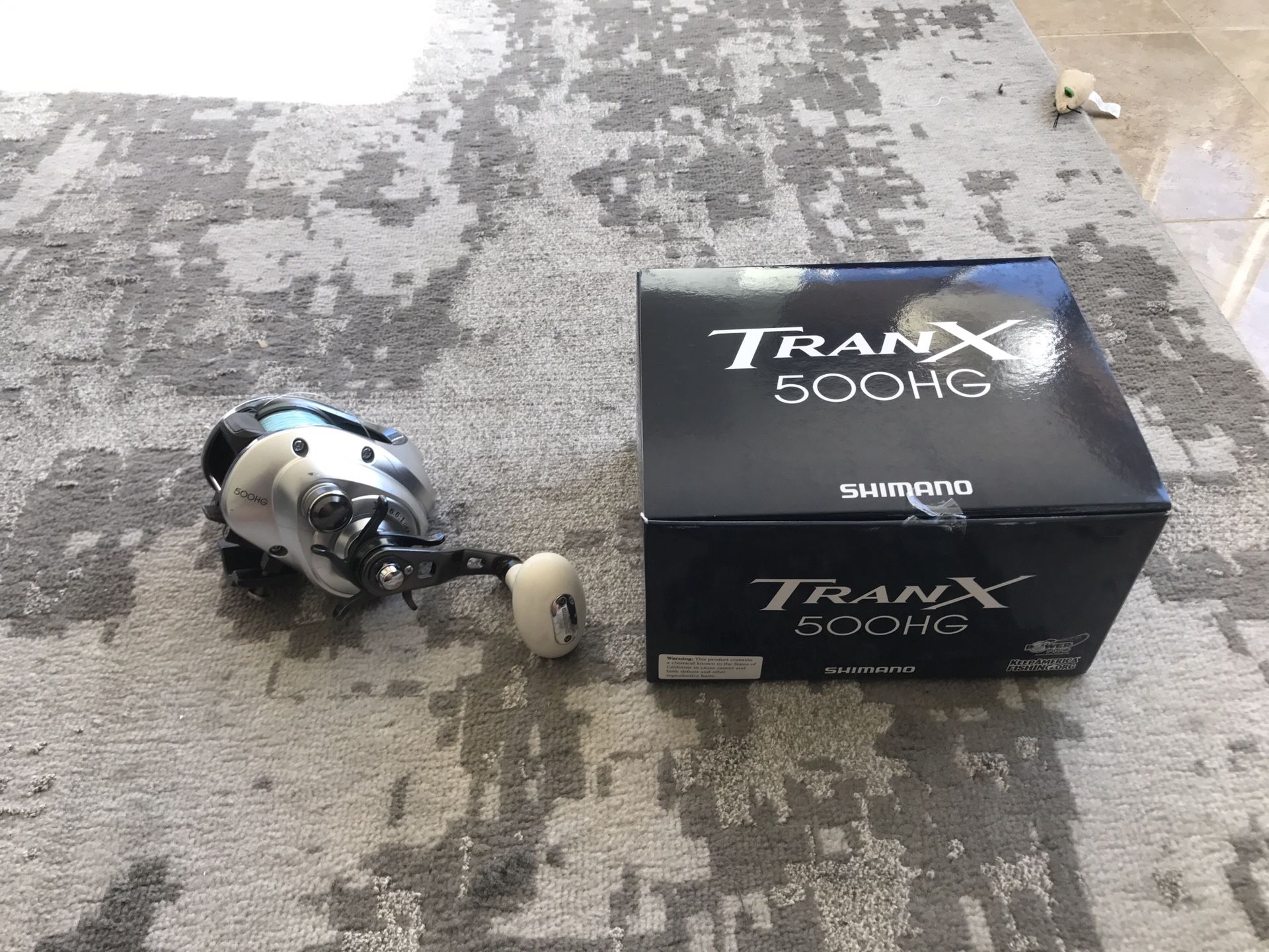 Shimano Tranx 500 HG fishing reel with Tiburon Clamp for Sale in San ...