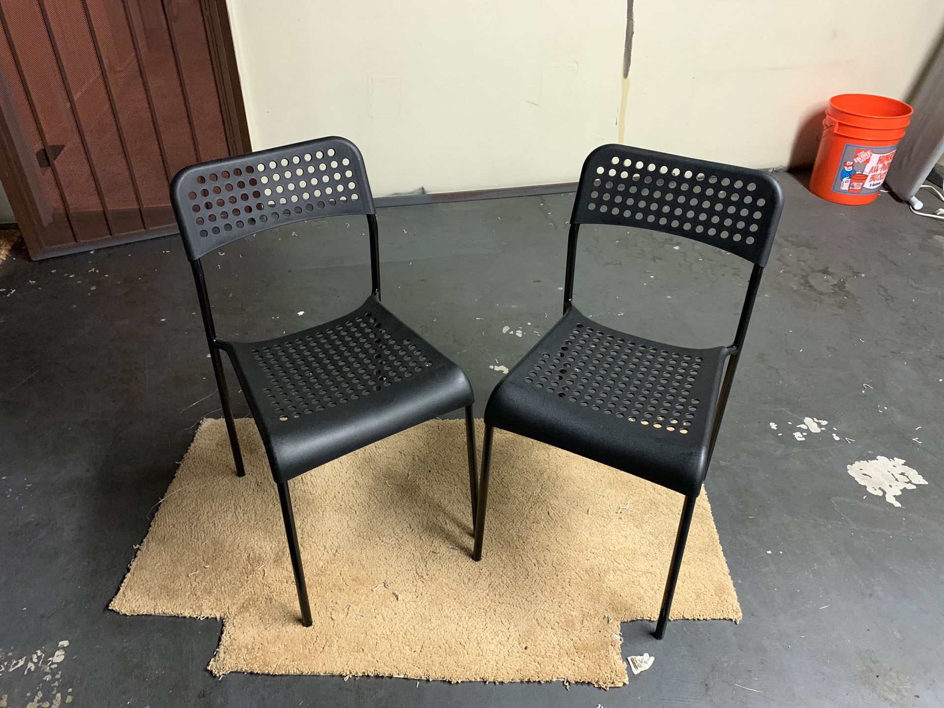 IKEA ADDE black chairs for Sale in Monterey Park, CA - OfferUp
