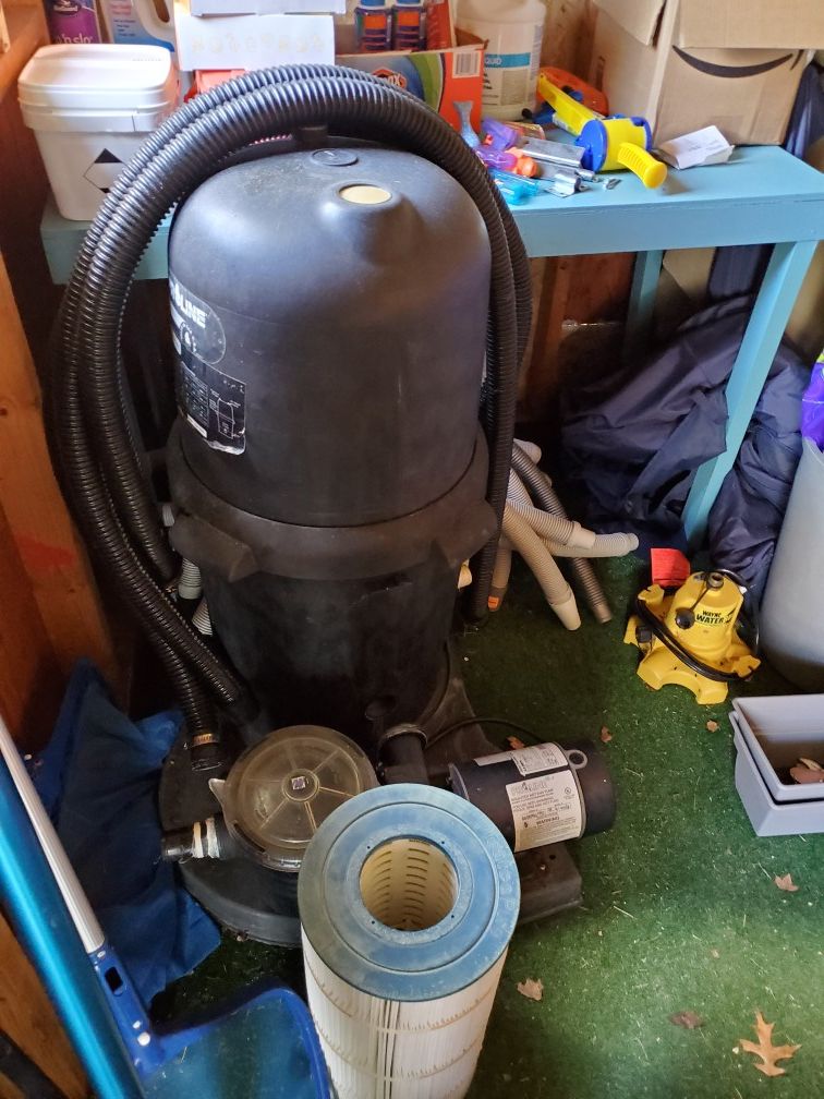 Above ground pool filter and pump-Proline for Sale in East Hanover, NJ ...