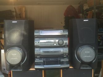 Sony Stereo System With Subwoofer