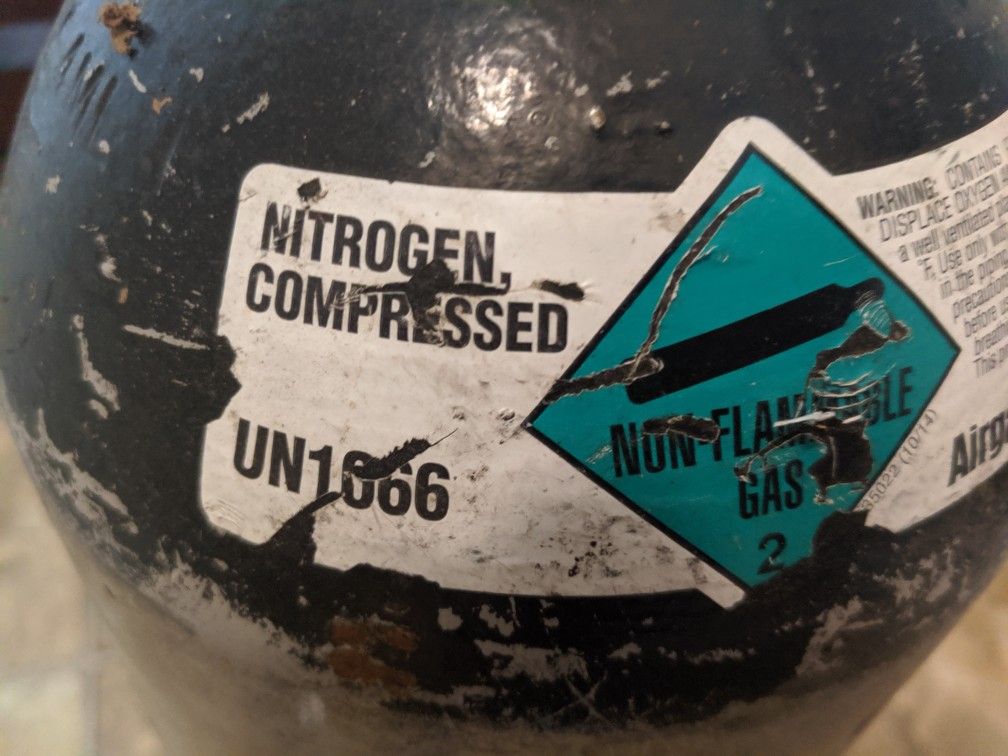 Full Tank UN1066 Compressed Nitrogen for Sale in Auburn, WA - OfferUp