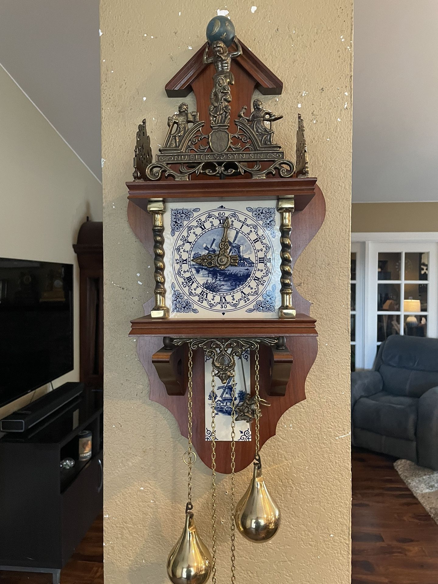 CLOCK DUTCH WALL CLOCK ZAM DAM 8 DAY for Sale in San Diego, CA - OfferUp
