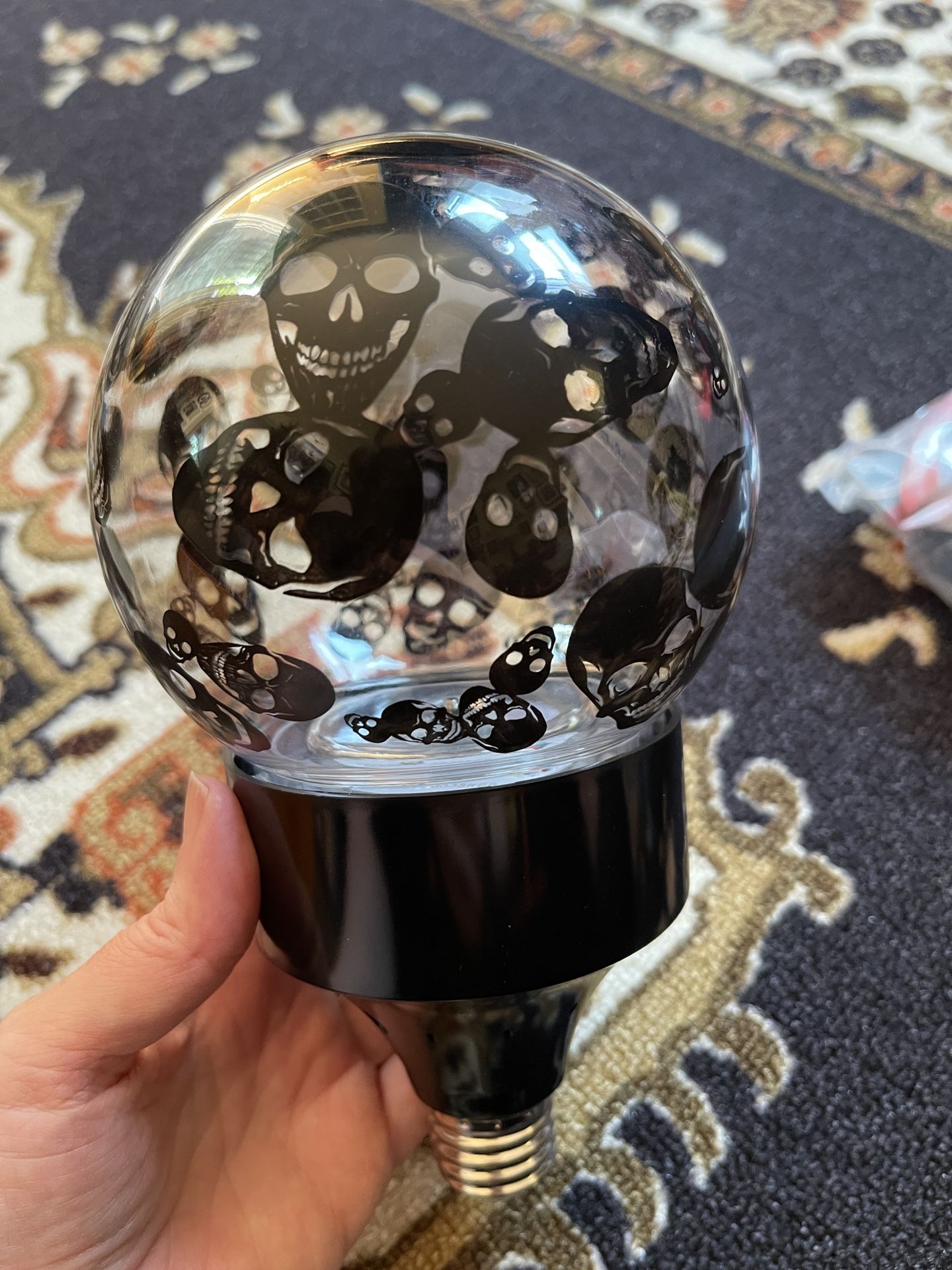 Hyde & Eek! Halloween LED Rotating Light Bulb - Skulls for Sale in ...