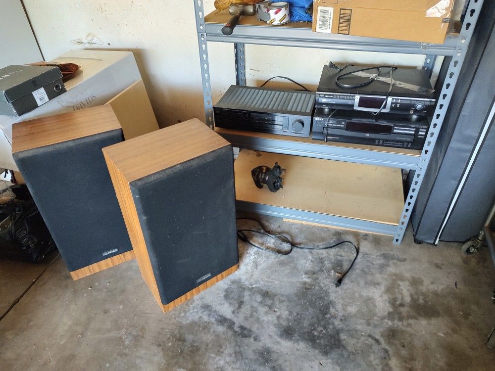 Stereo Equipment (Tuner, CD Changer, CD Recorder/ Rewriter, 2 Speakers ...