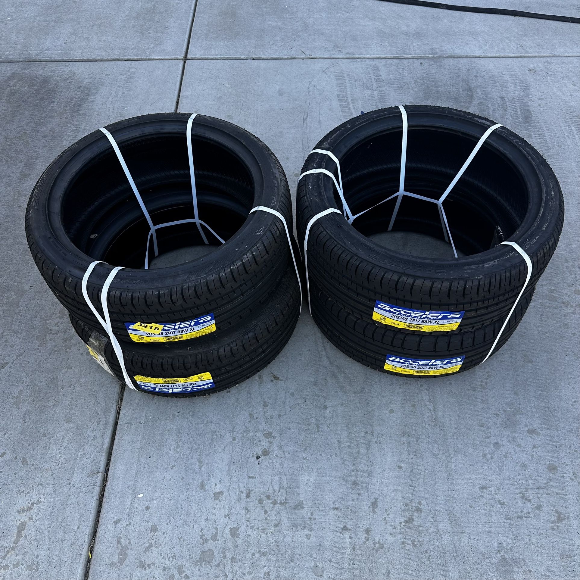 Accelera Phi-R all season performance tires.l 205/45R17 ZR 88W XL. for ...