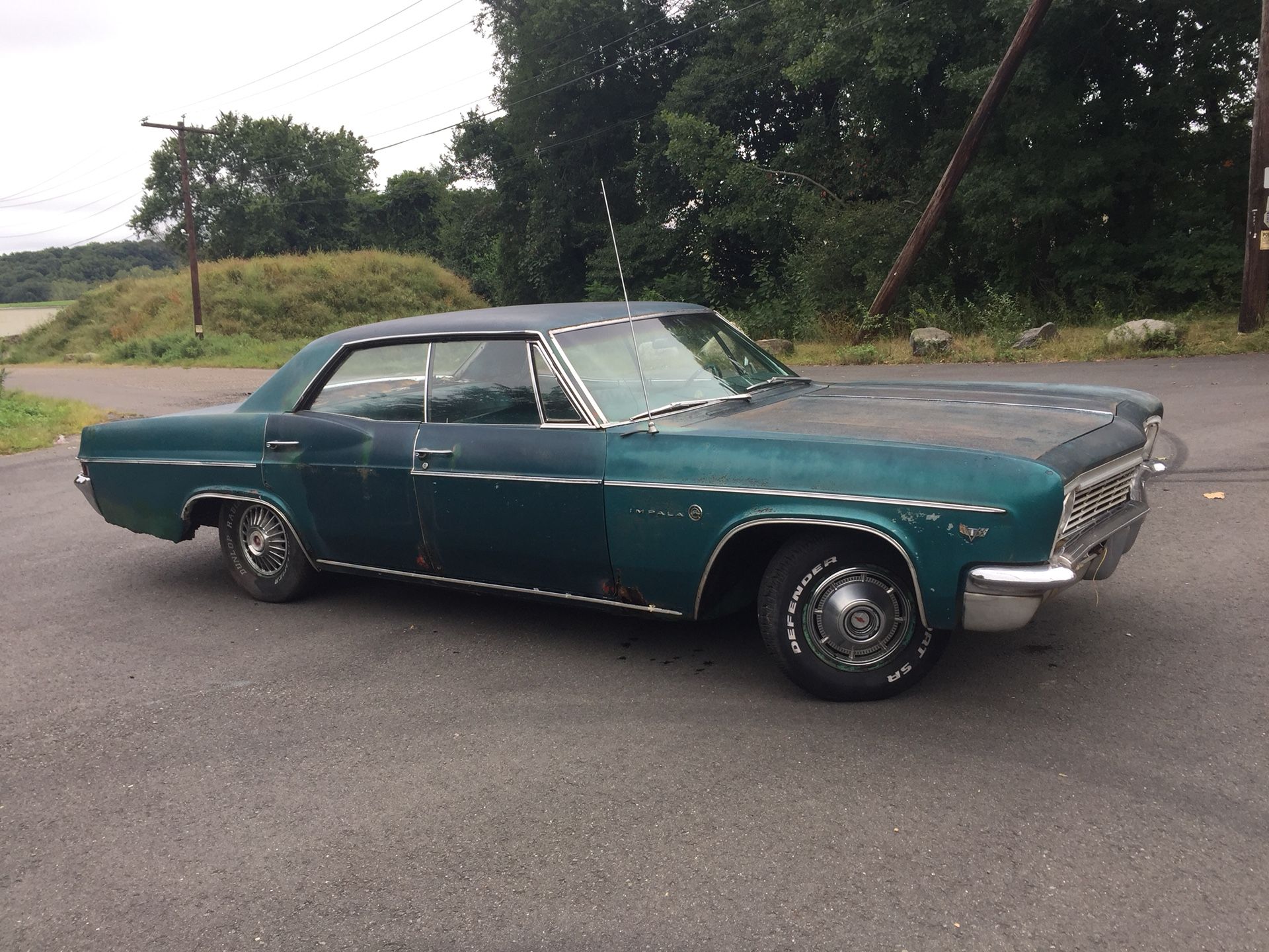 66 Chevy impala 4 door hard top 283 power glide 90k Miles for Sale in ...