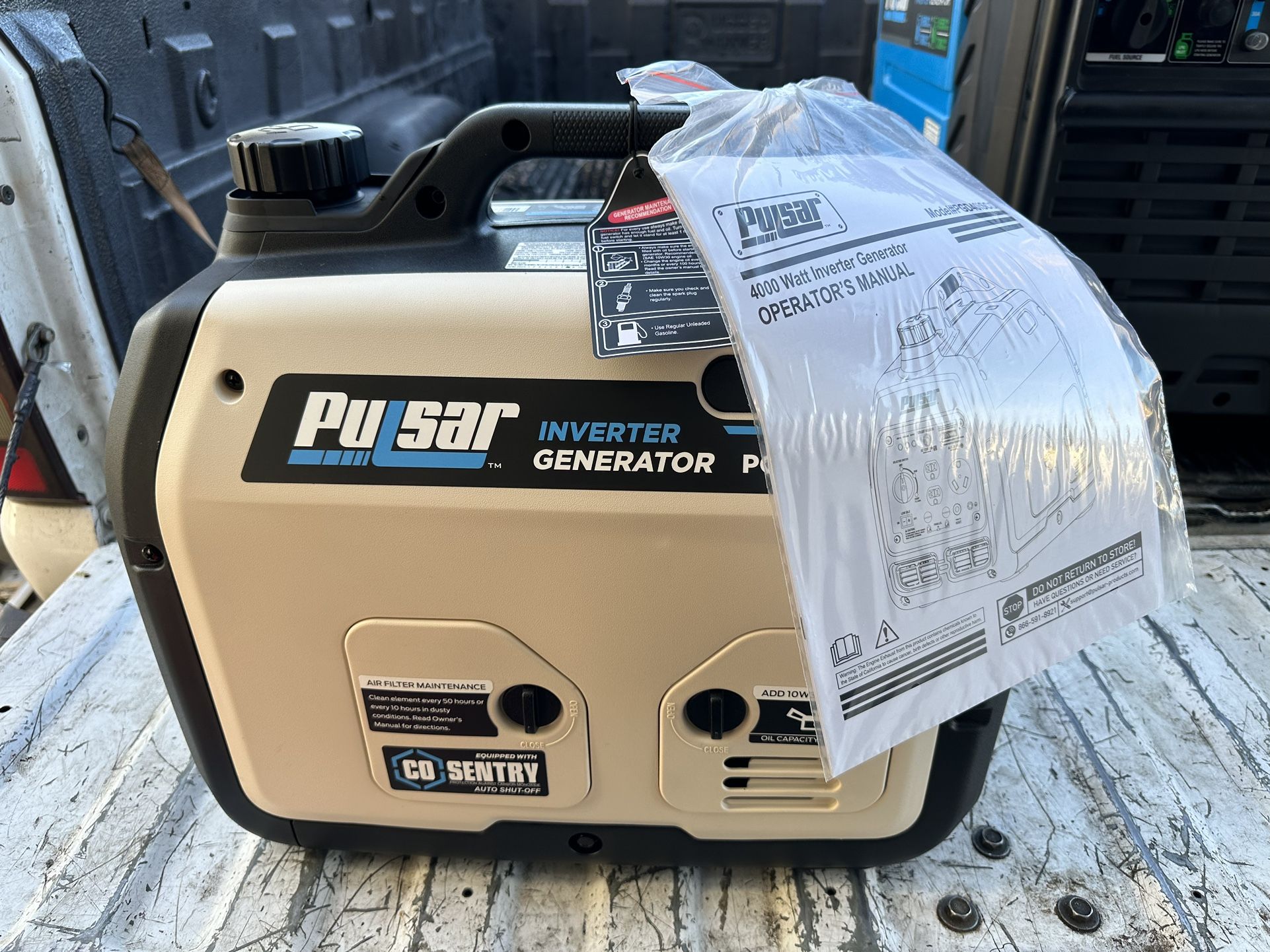 New Pulsar 1600w/1200w Gas Inverters. Only 25lbs. $250 Firm. Only ...
