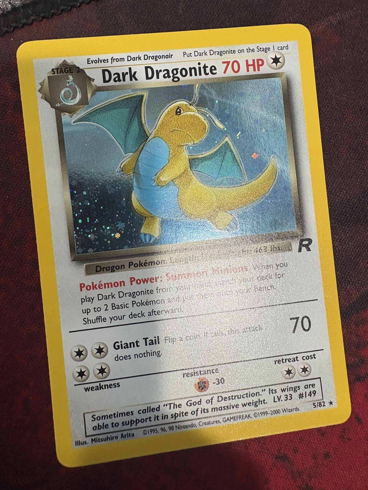Team Rocket Dragonite Holo 5/82 for Sale in Lakewood, CA - OfferUp