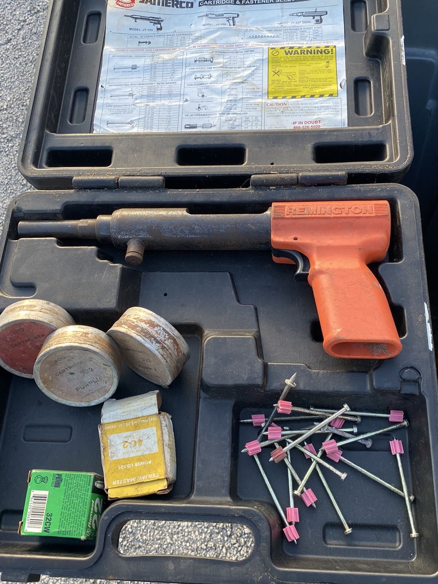 Remington .22 Cal Nail Setting Gun for Sale in Hollywood, FL - OfferUp