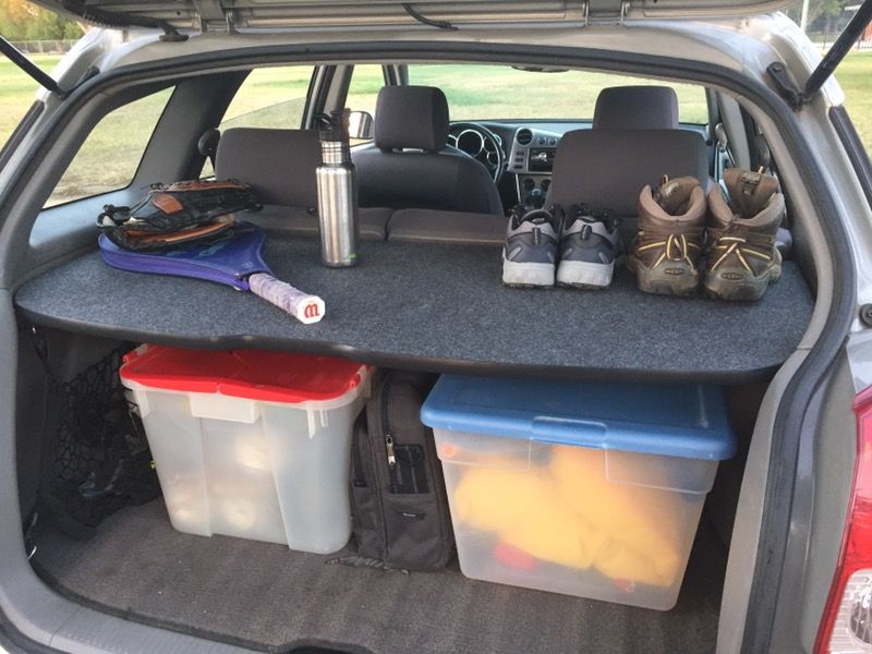 Matrix Deck - Custom made interior cargo cover for Toyota Matrix for ...