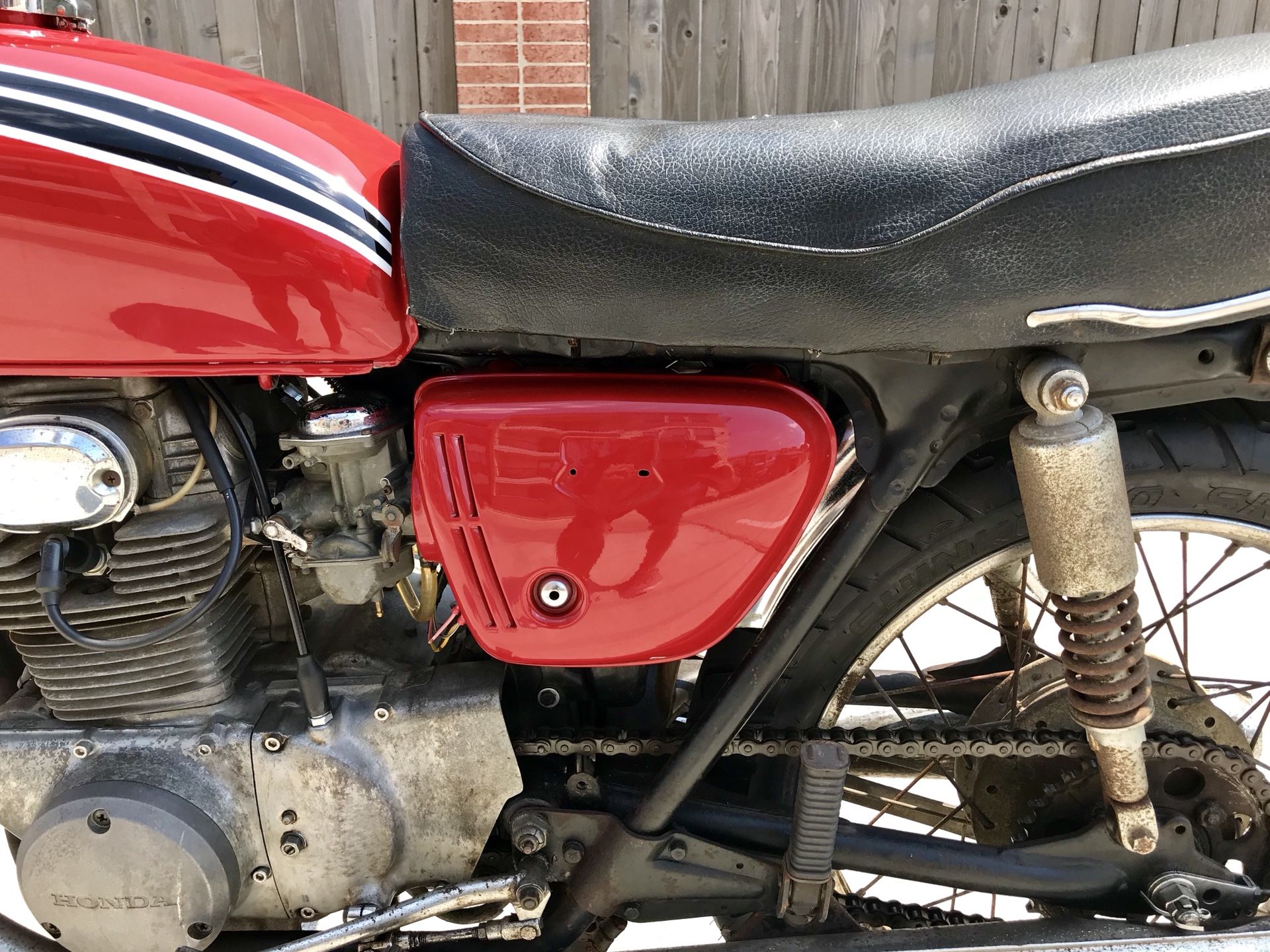 1973 Honda Cb350 Red