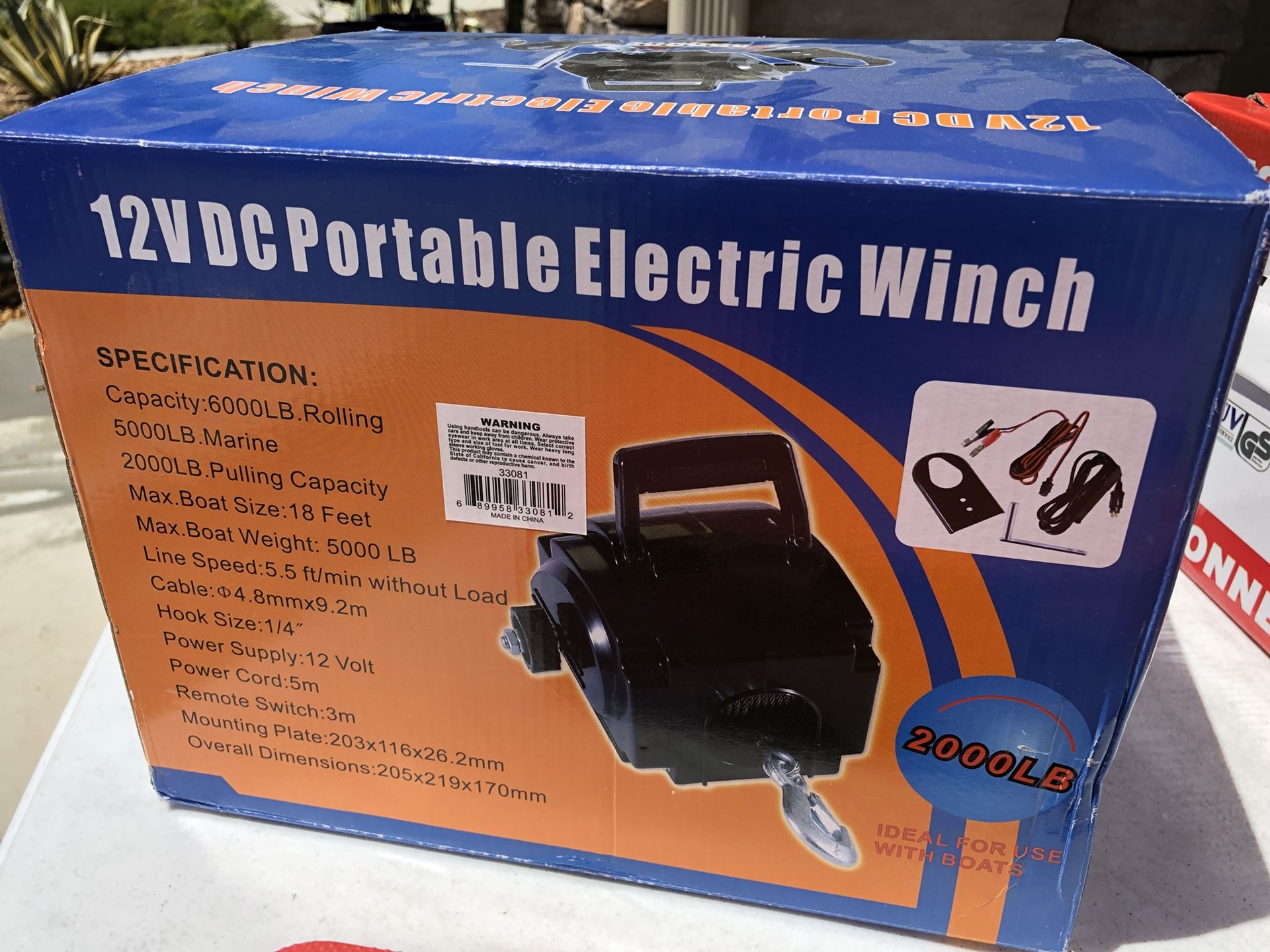 Portable Power Winch