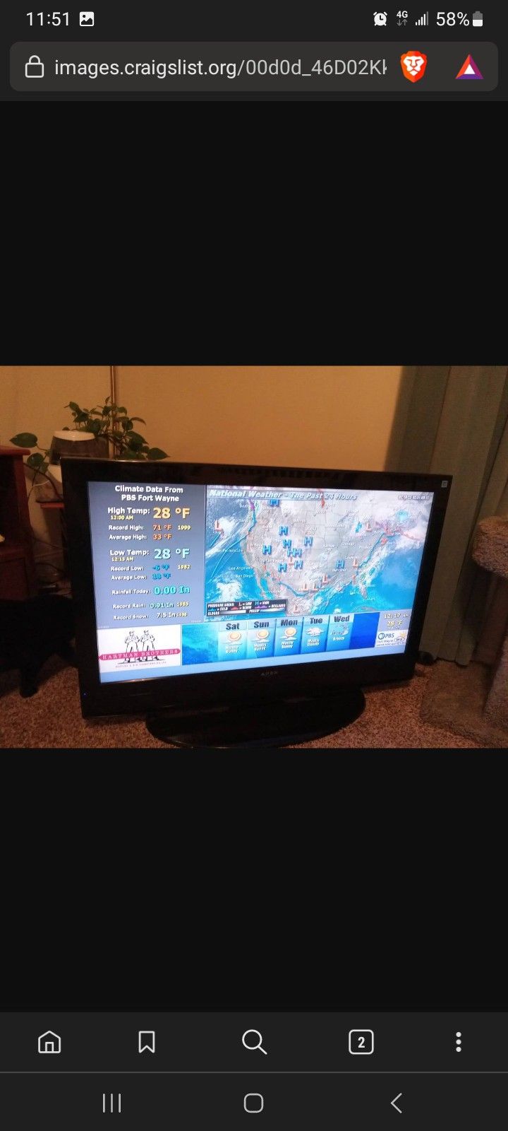 40" Apex Flat Screen Television - $80 (Fort Wayne) for Sale in Fort ...