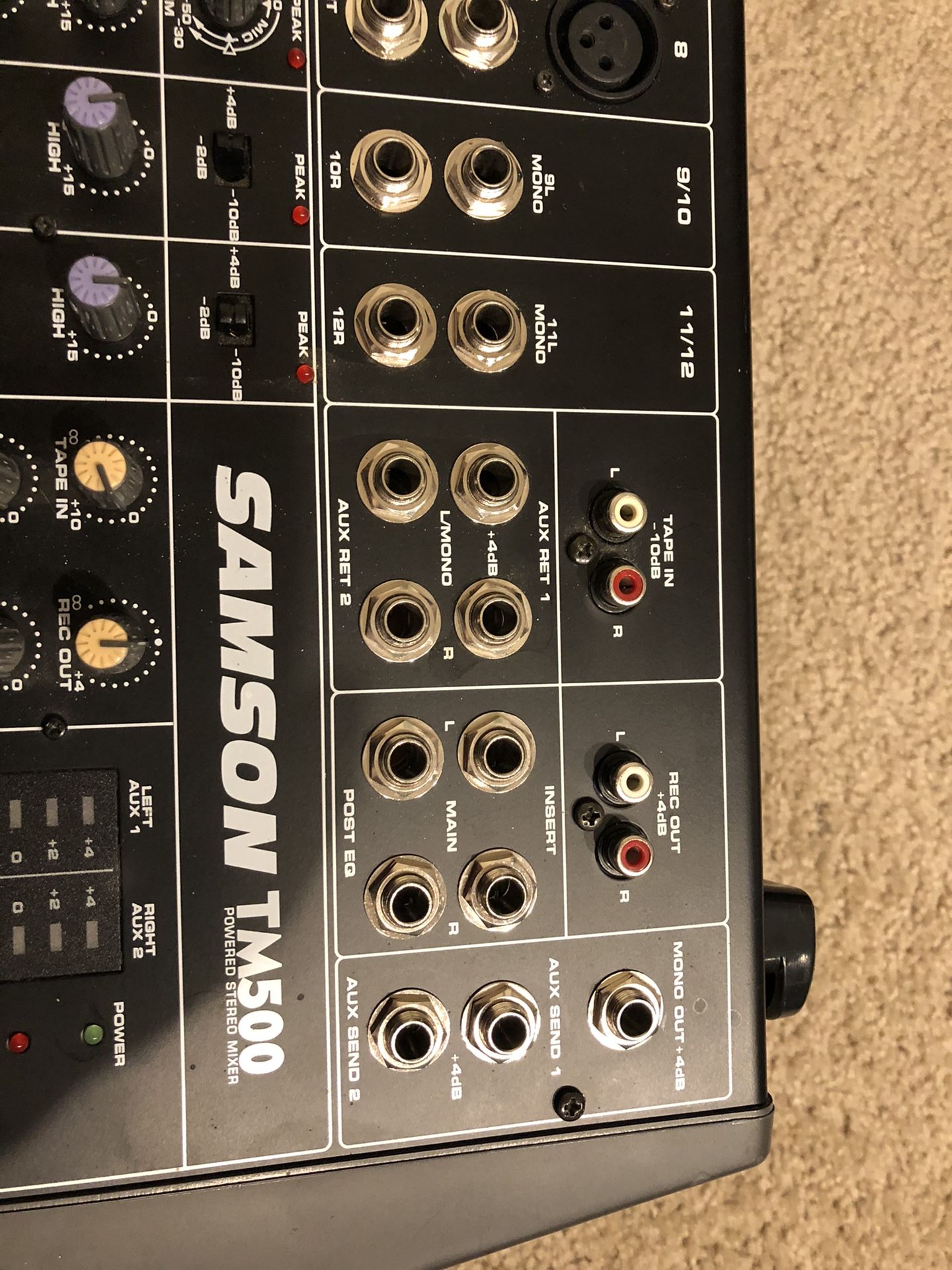 Powered Stereo Mixer - Samson TM500 for Sale in Buckeye, AZ - OfferUp