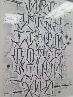 California Tattoo Lettering Designs