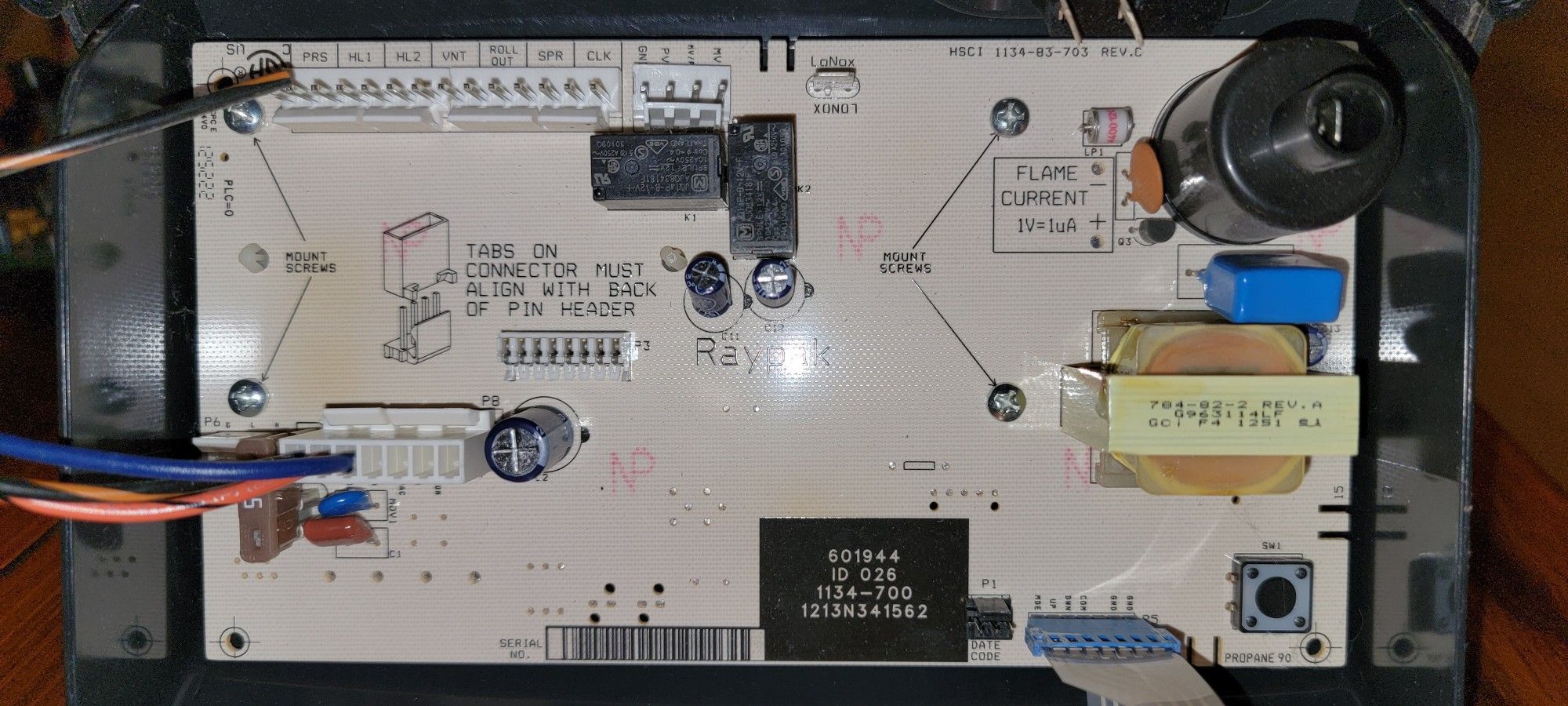 Raypak Heater Control Bezel W/ PCB Control Board for Sale in Las Vegas ...