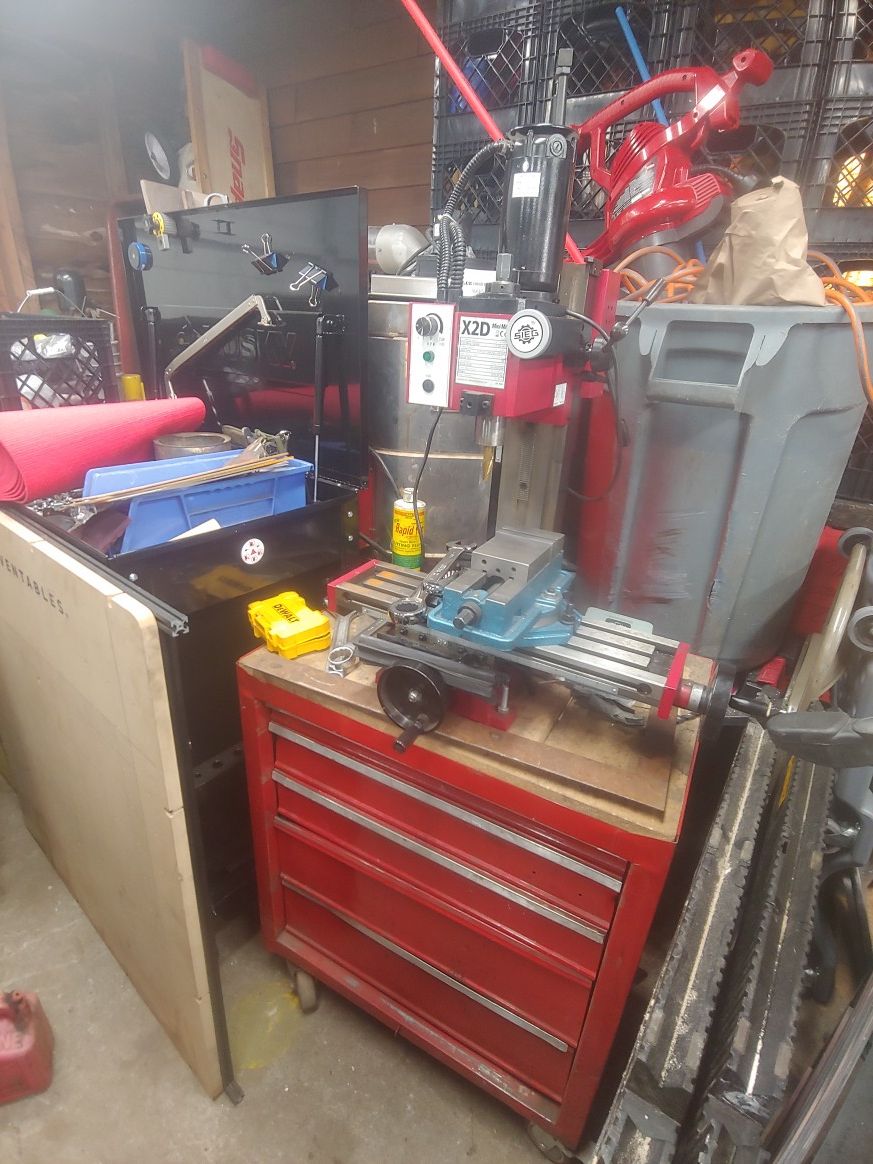 Sieg X2D Mini Mill, Milling Machine, Machinist, Bridgeport for Sale in ...