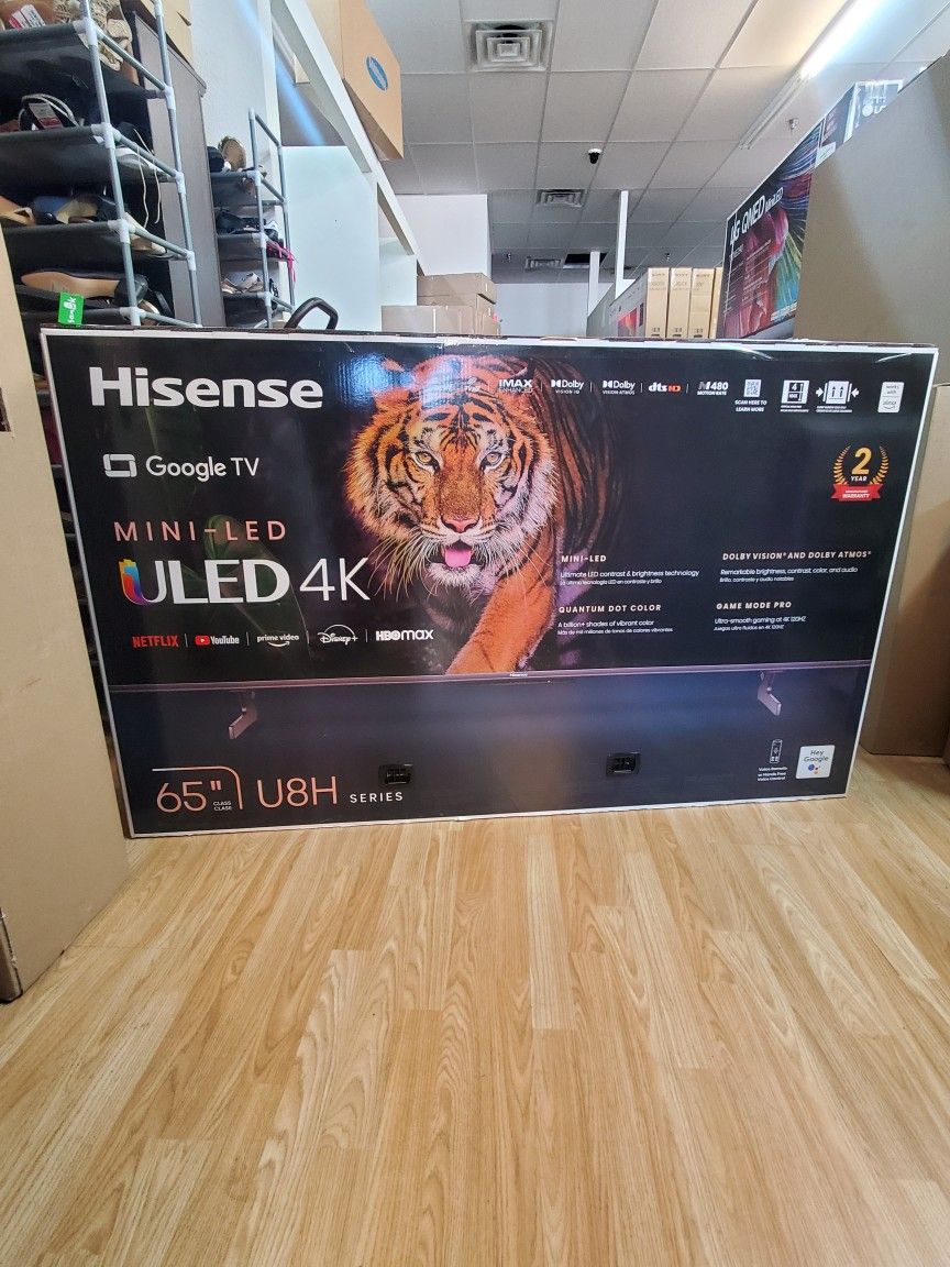 65" Hisense 4k U8h Smart Tv 4k for Sale in Las Vegas, NV - OfferUp
