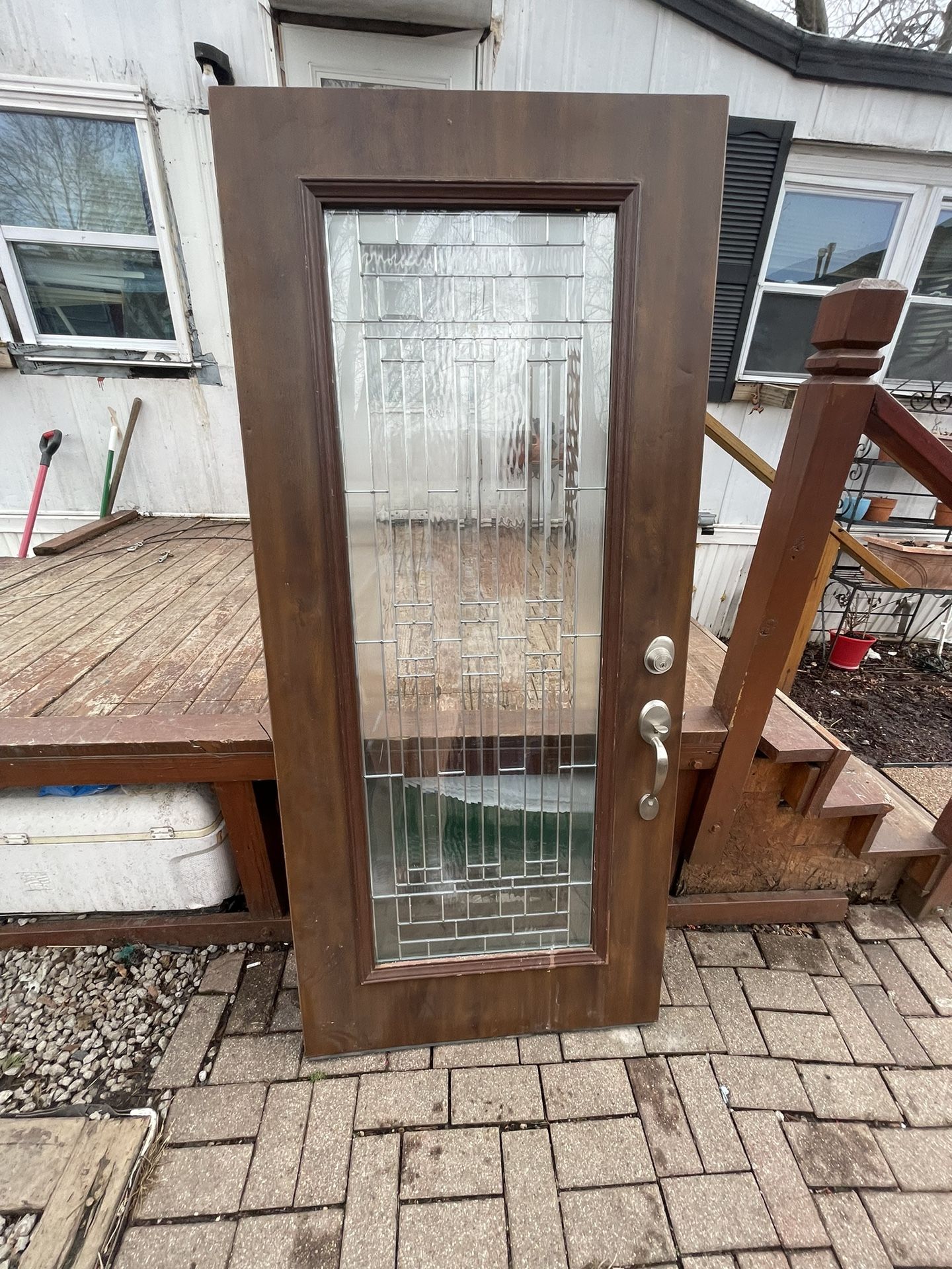 Tru-Built Outdoor Glass Door for Sale in Worth, IL - OfferUp
