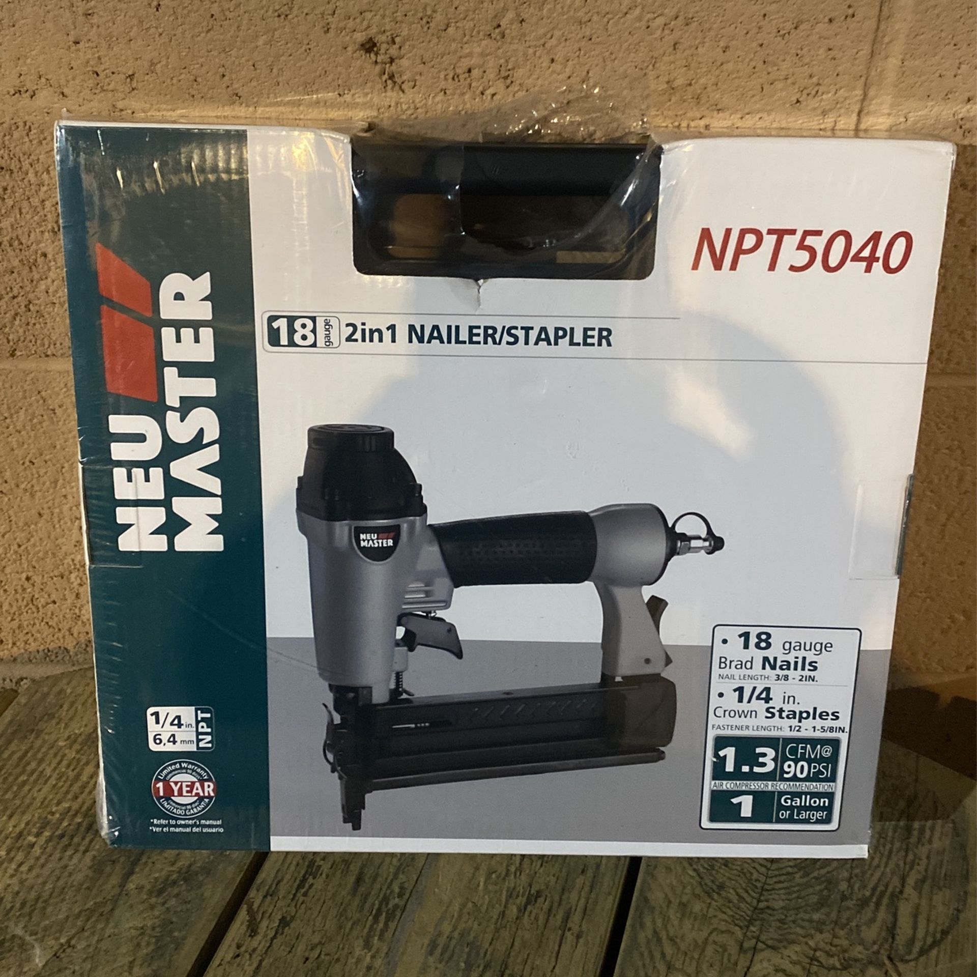Neu Master 2 In 1 Nailer/stapler 18 Gauge for Sale in Bellflower, CA ...