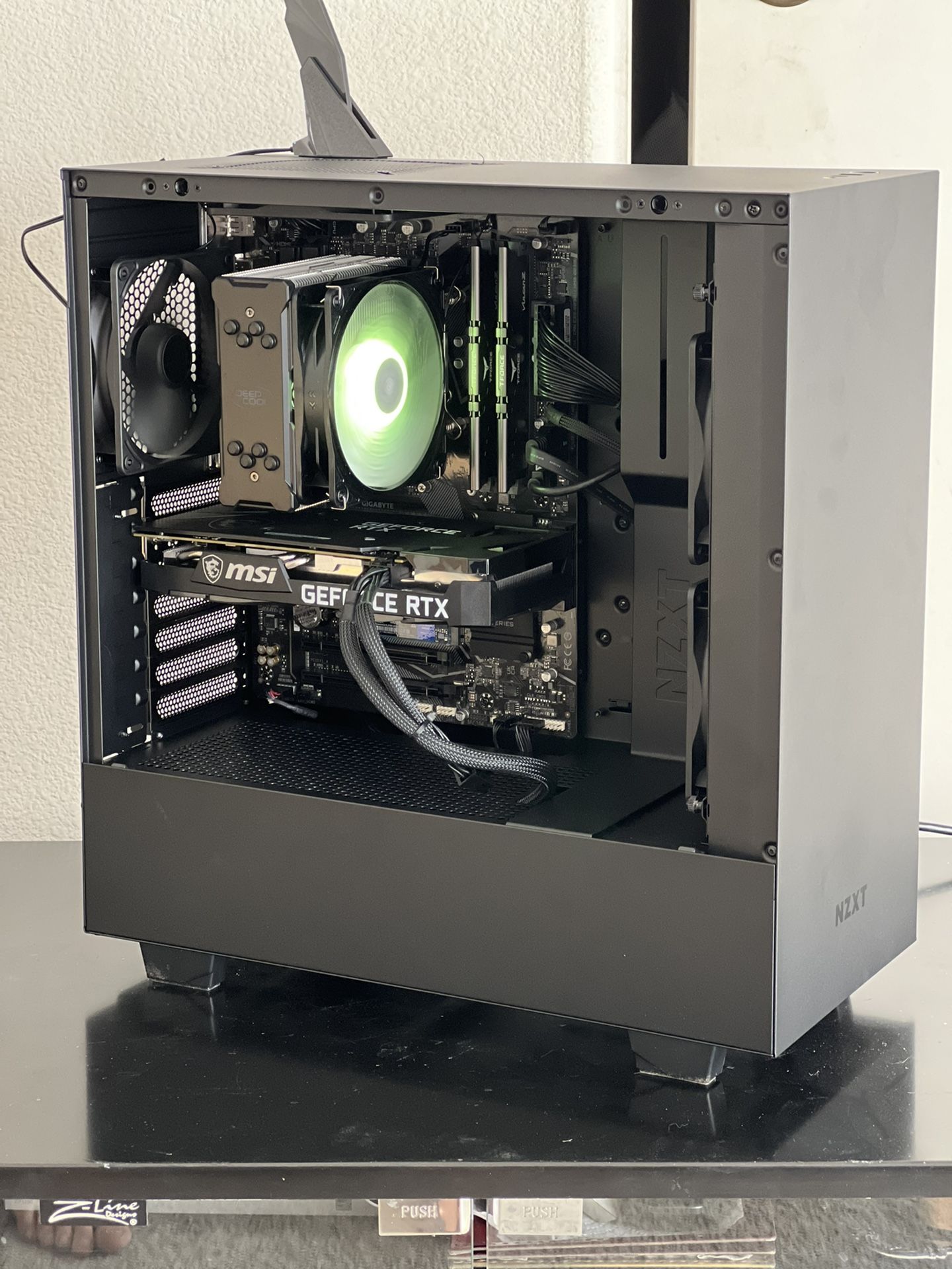 NZXT H510 Black Gaming PC ~ MSI 3060Ti X Intel i5-10400F for Sale in ...