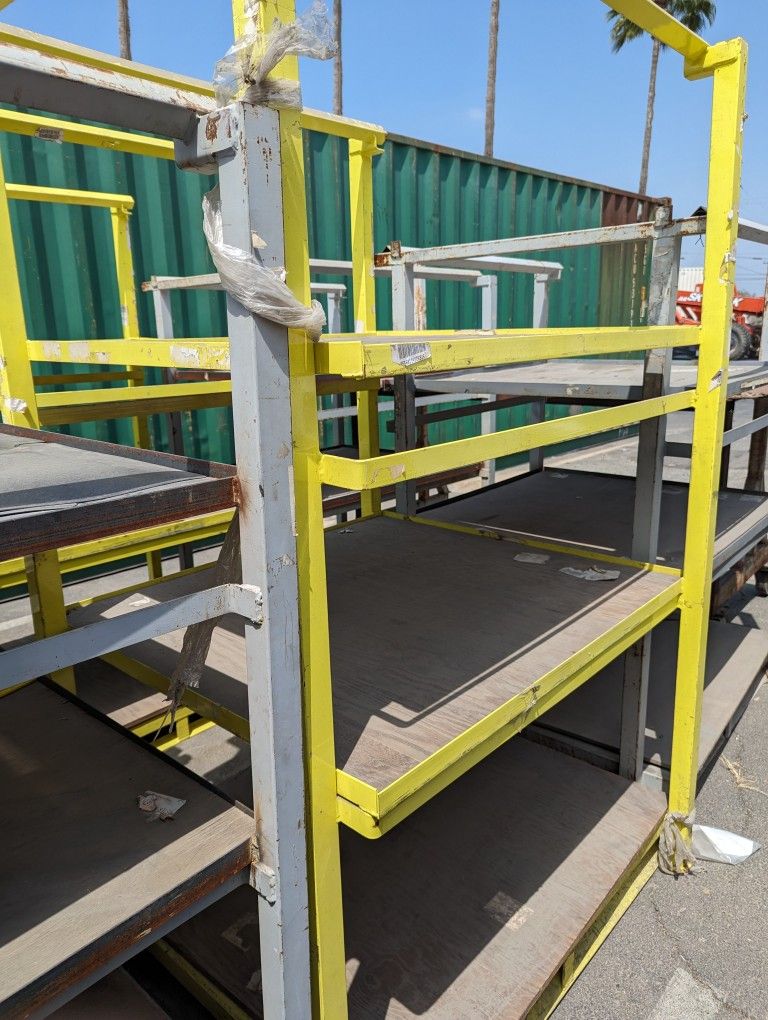 10 Heavy Duty Storage Racks Plus Bins for Sale in San Bernardino, CA ...