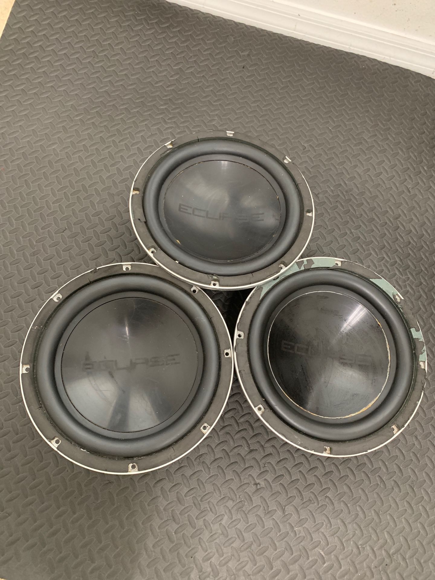 (3) 12” inch Eclipse competition subwoofers $250 for all 3 for Sale in ...