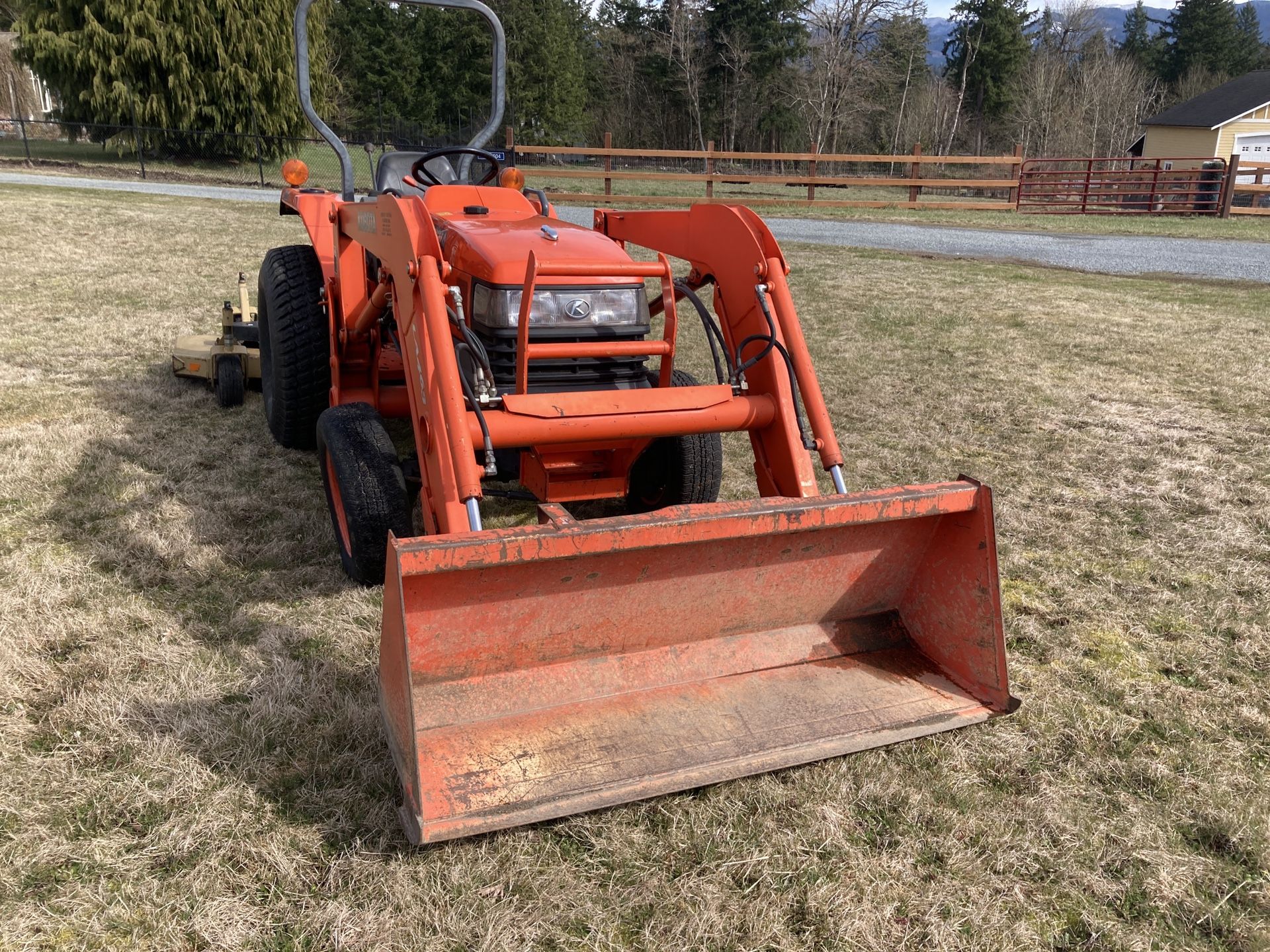 Kubota L3400 Tractor and Finish Mower for Sale in Auburn, WA - OfferUp