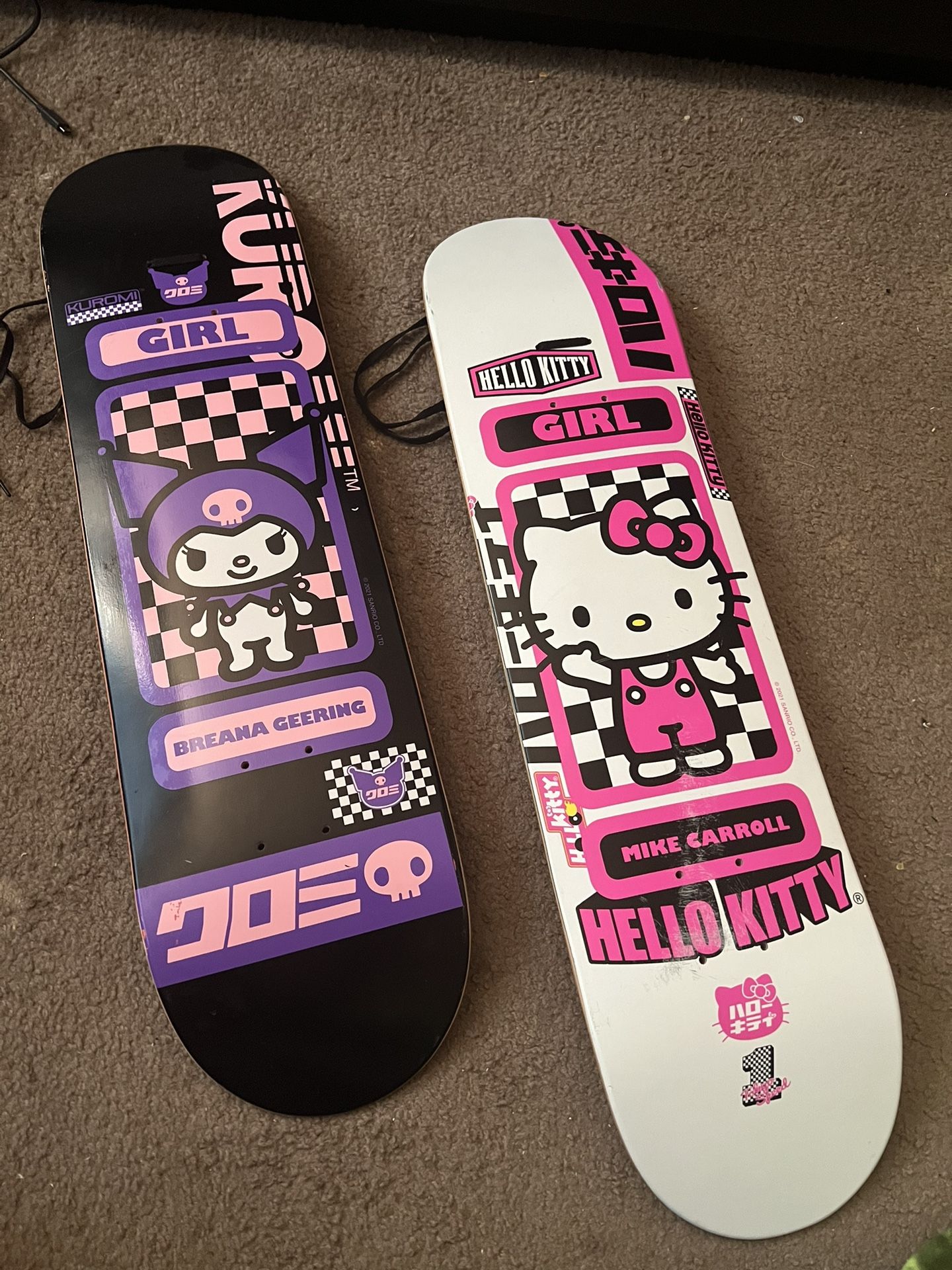 Girl Skateboards Hello Kitty