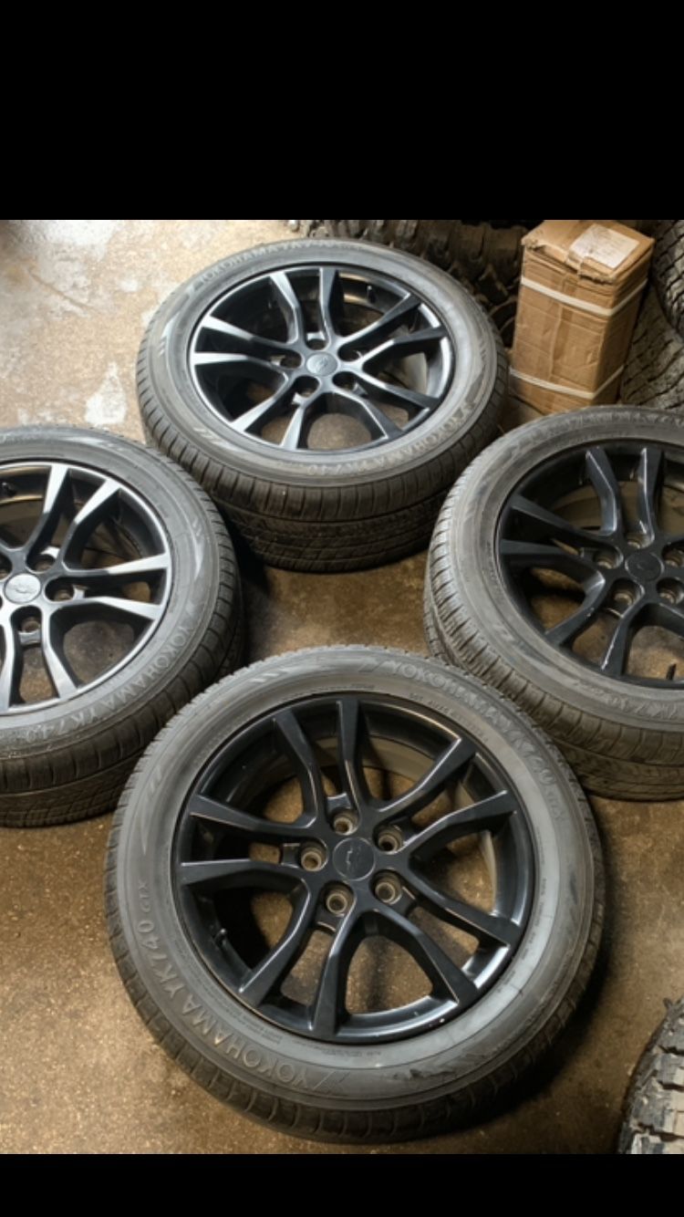 Chevy Black Rims And Tires 5x120 Bolt pattern wheels 5 Lug wheels will ...