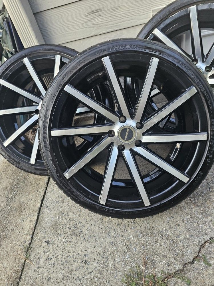 20 Inch 5 Lug Rims, 5x115 or 5x114.3 (4) Brand New 245/35/20, TPM ...