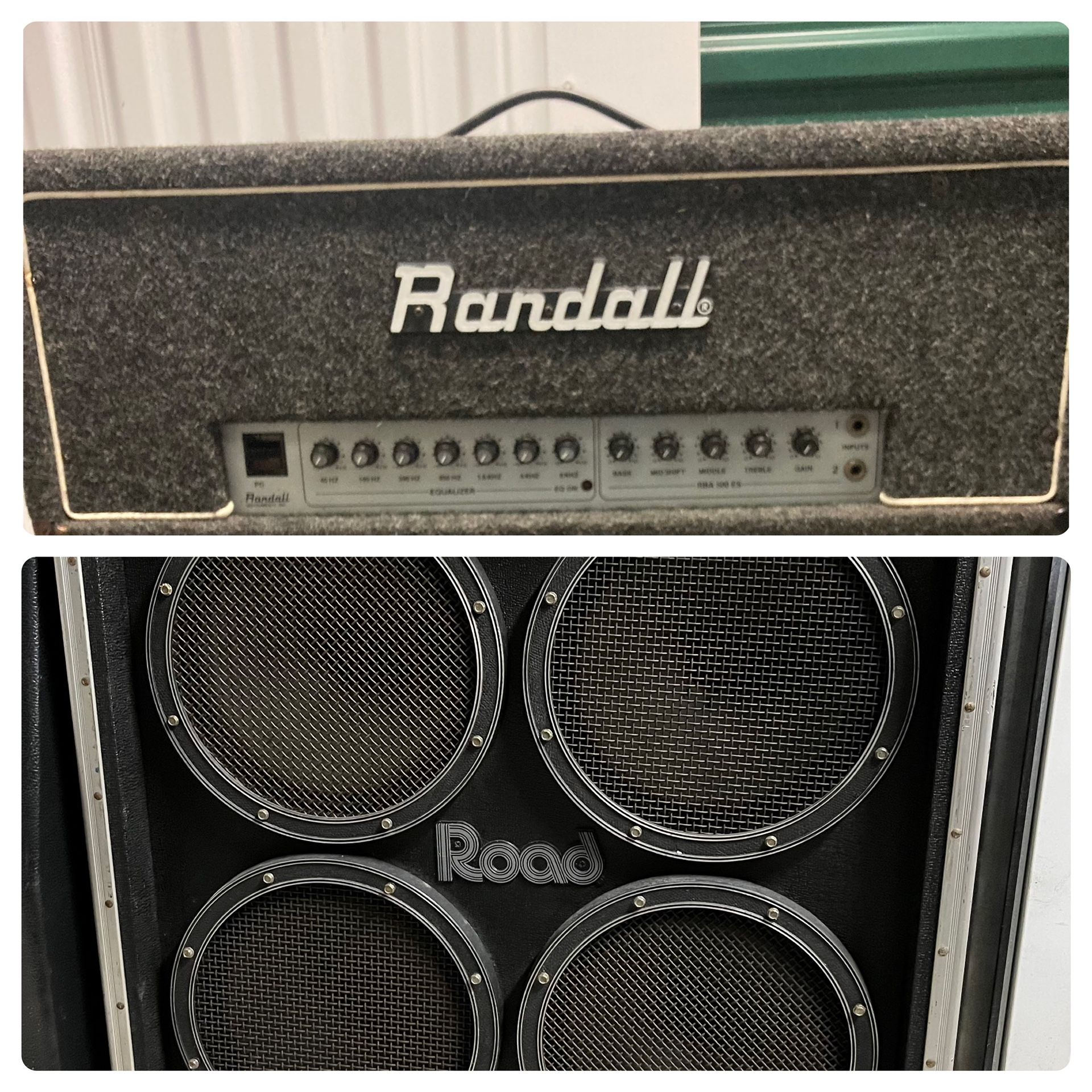 Randall RBA 500 ES paired with Road 4x12 Half Stack for Sale in ...