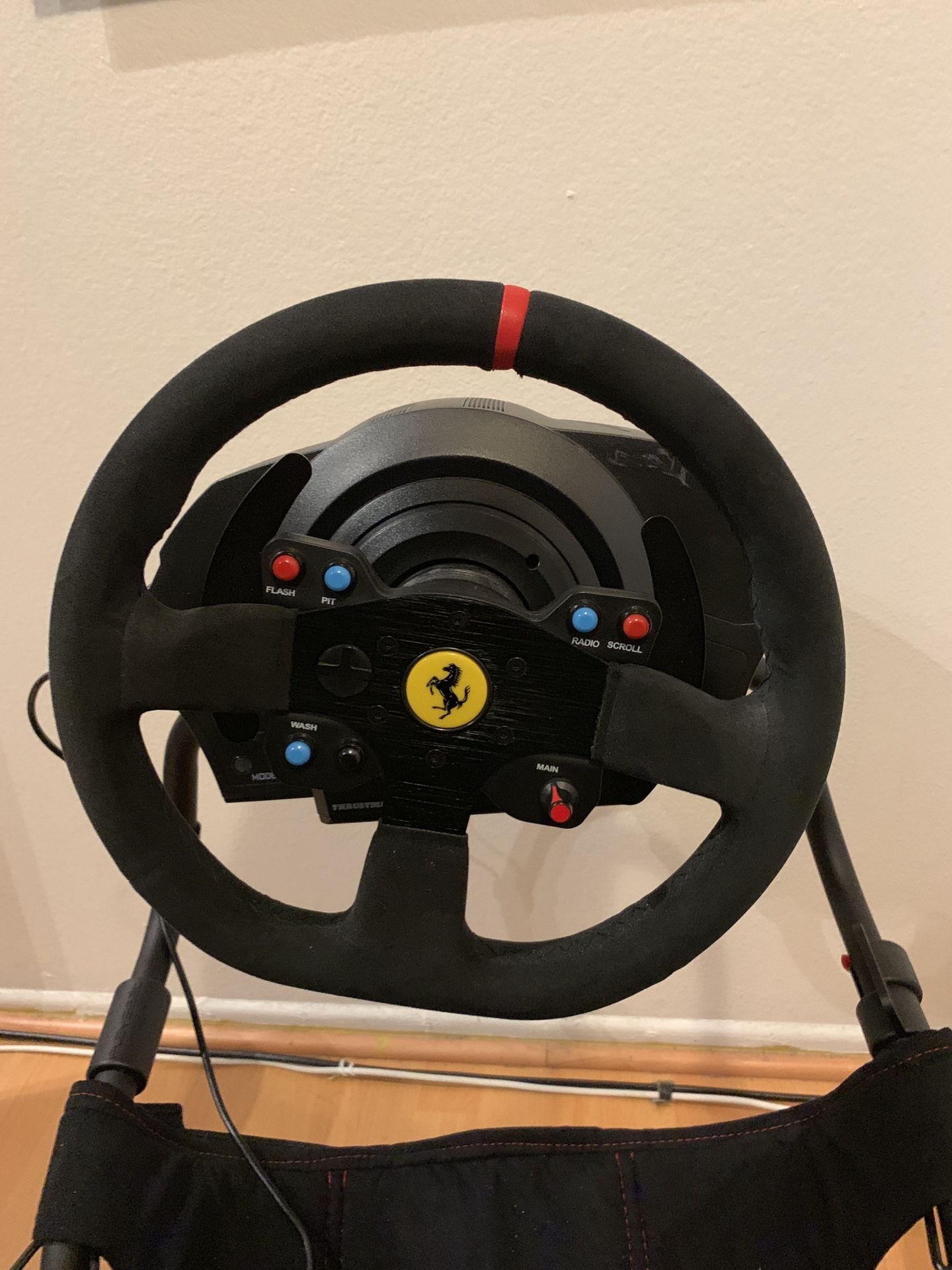 Thrustmaster wheel and pedals. T300rs for PS4, 599xx evo wheel, and ...