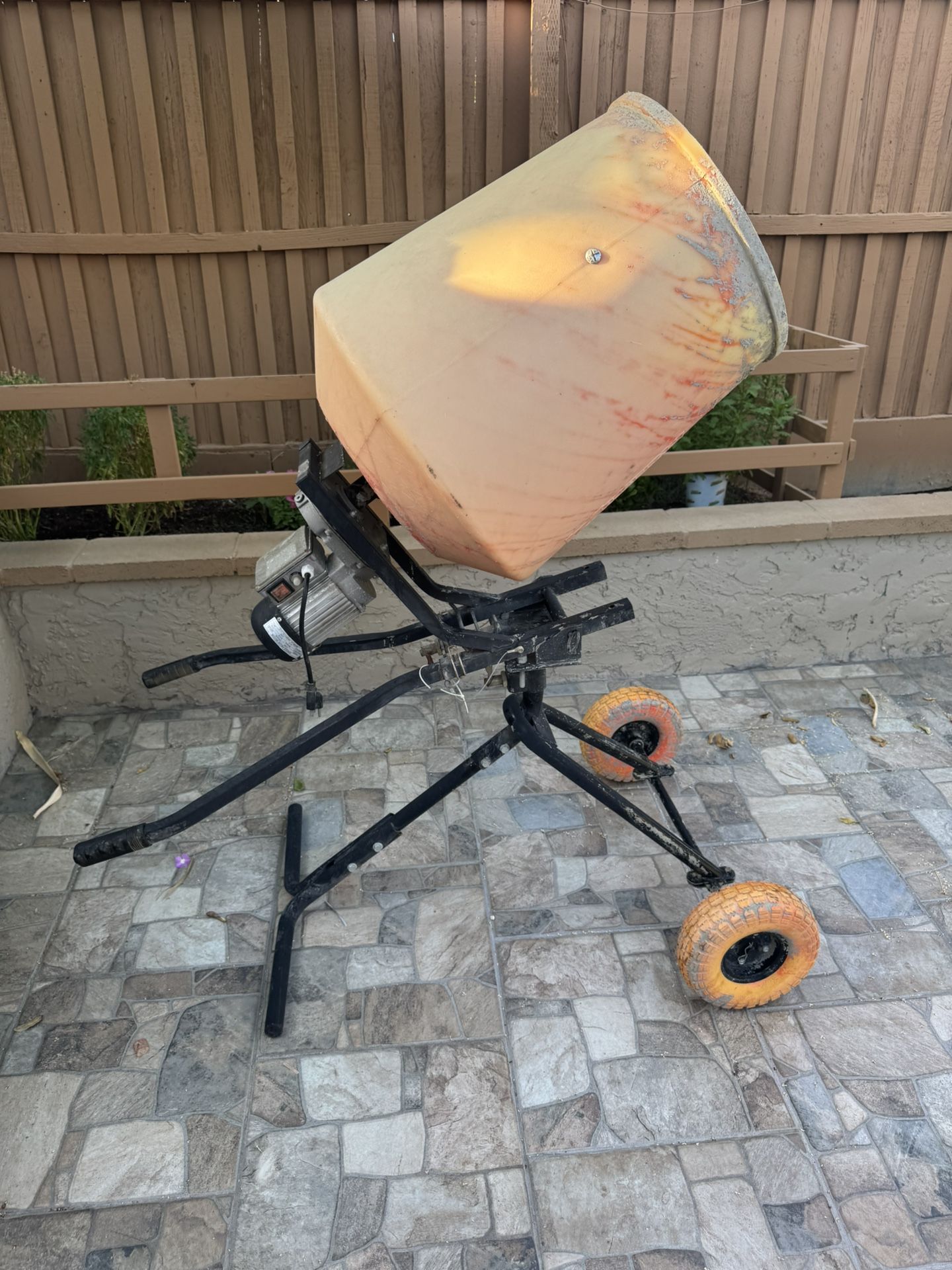 3.5 cu. ft. 1/2 HP 120-Volt Motor Direct Drive Cement Mixer for Sale in Moreno Valley, CA - OfferUp
