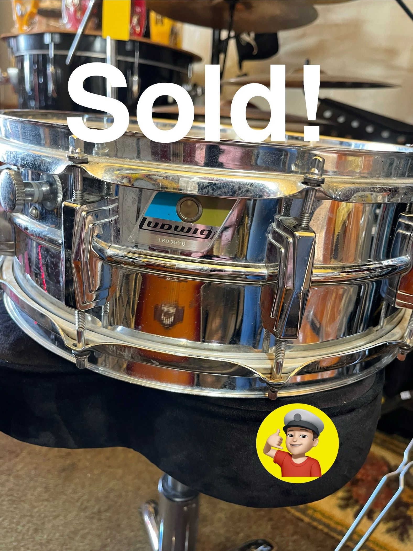 1969 Ludwig Supraphonic Snare Drum For Drum Set. BEST OFFER! for Sale ...